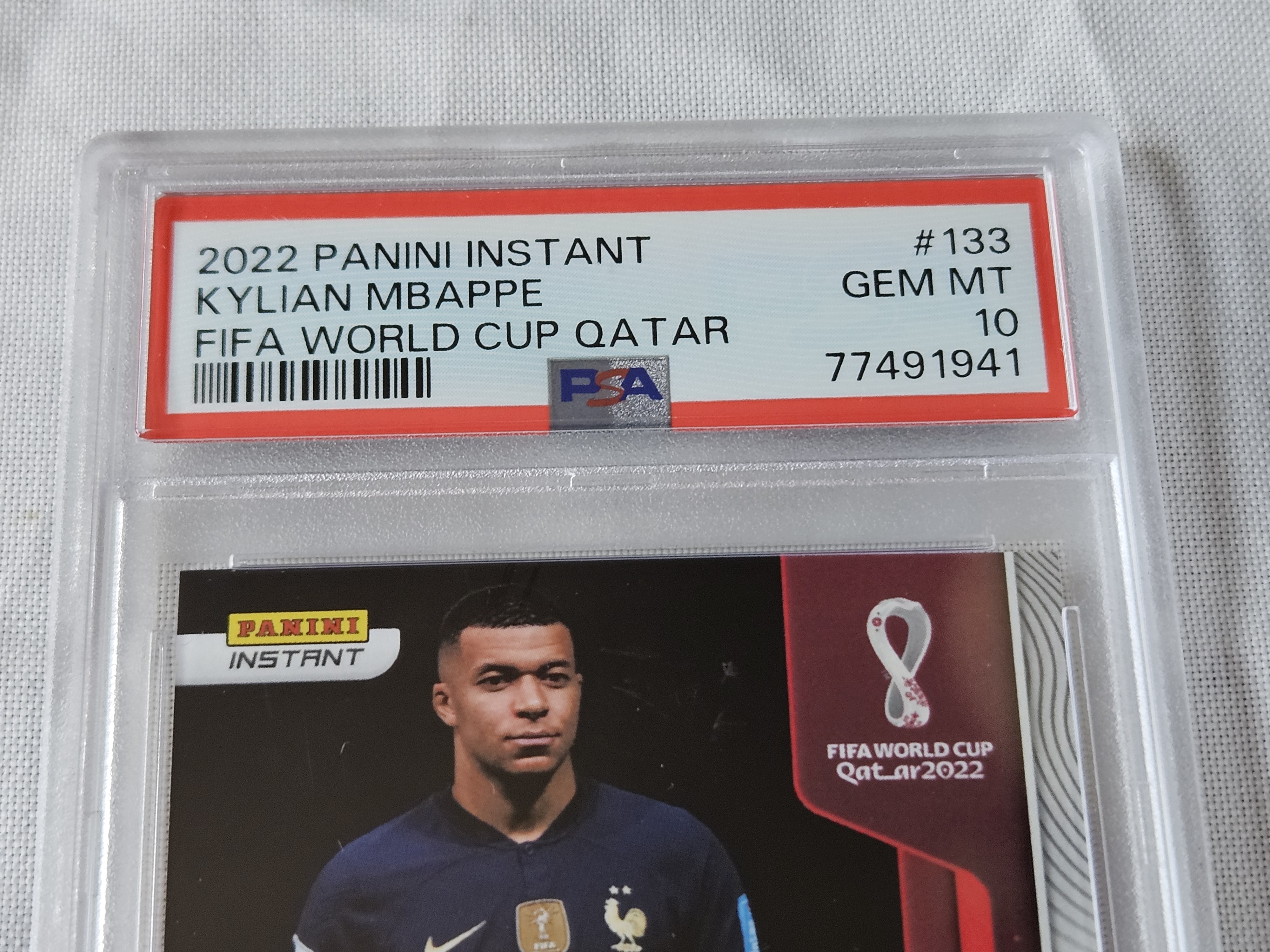 Card Kylian Mbappe FIFA World Cup Panini Instant, 2022 - #133 ...