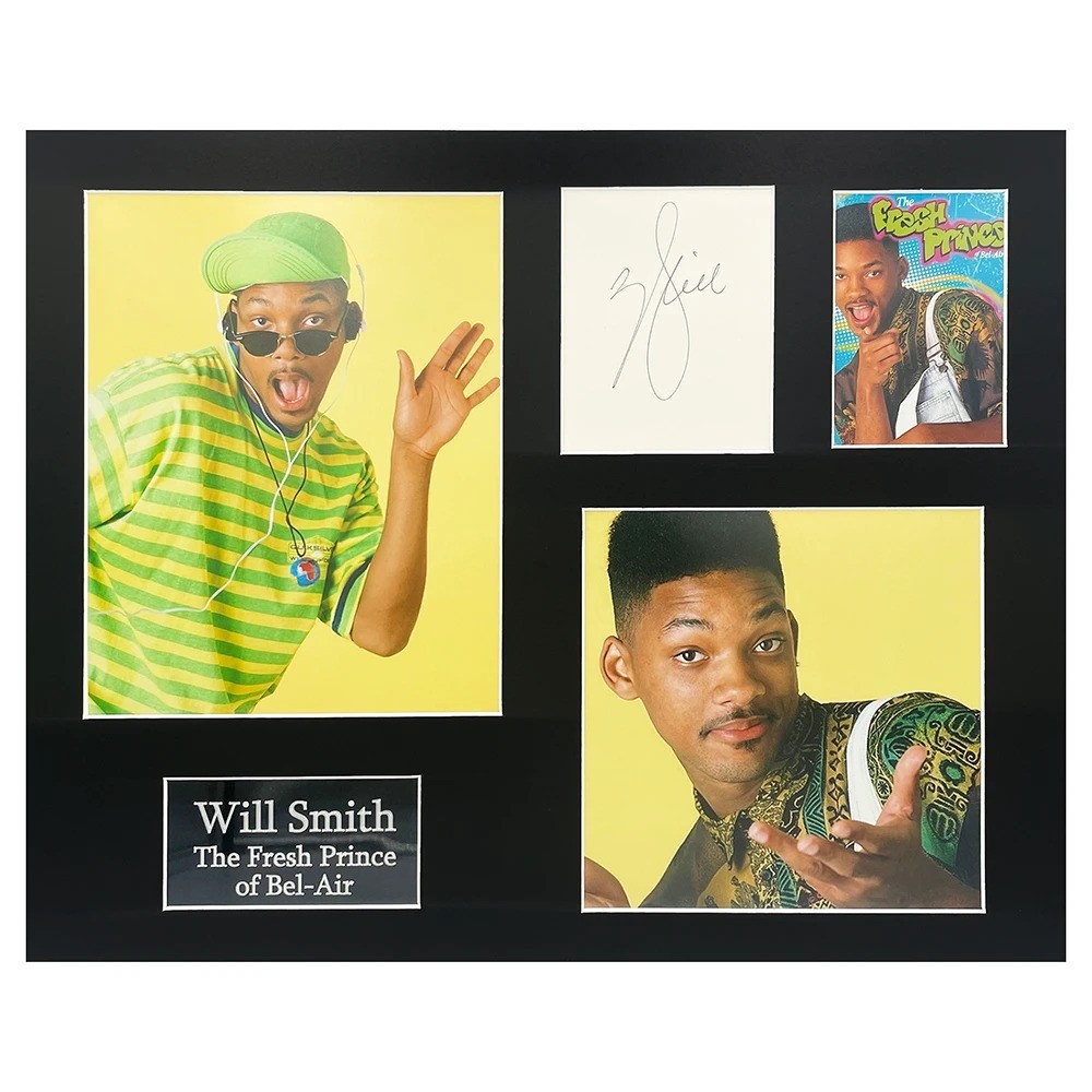 Will Smith Signed Photo Display - CharityStars