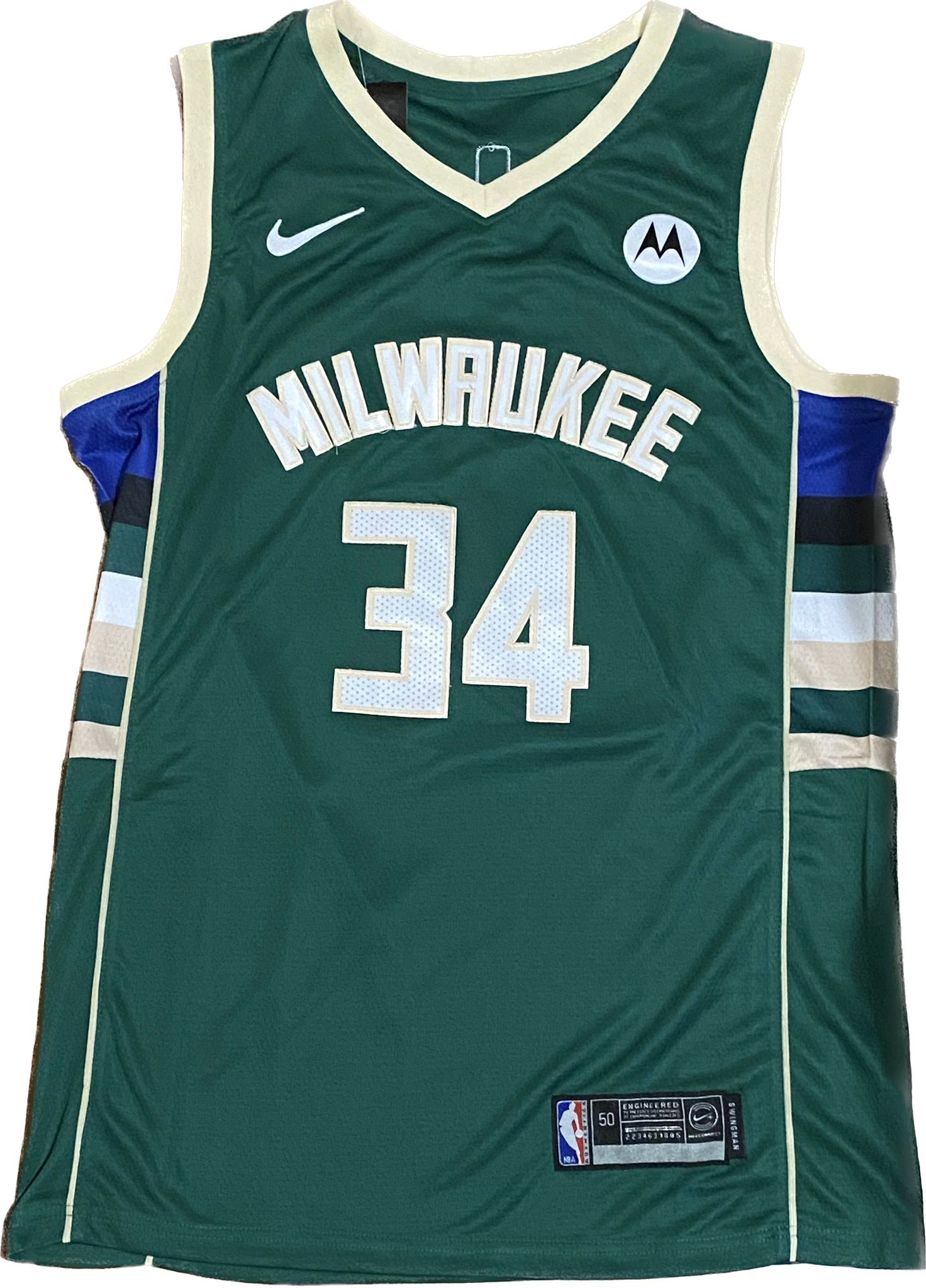 Giannis Antetokounmpo's Milwaukee Bucks Signed Replica Jersey ...