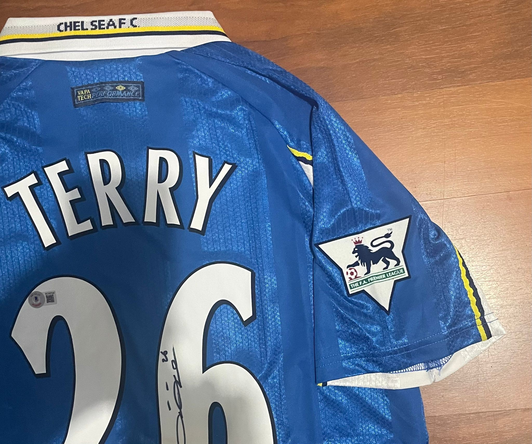 John Terry's Chelsea FC 1998/99 Signed Replica Shirt - CharityStars
