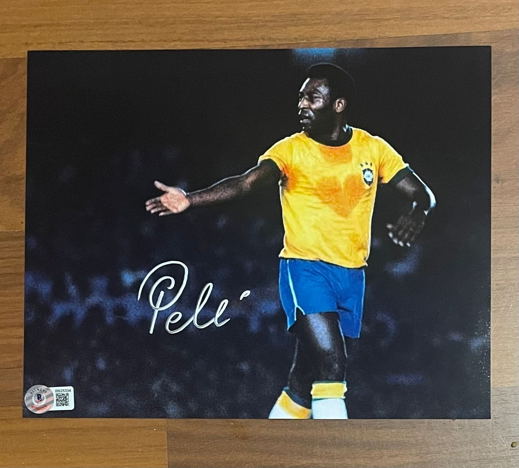 Pele's Brazil Signed Photograph - CharityStars