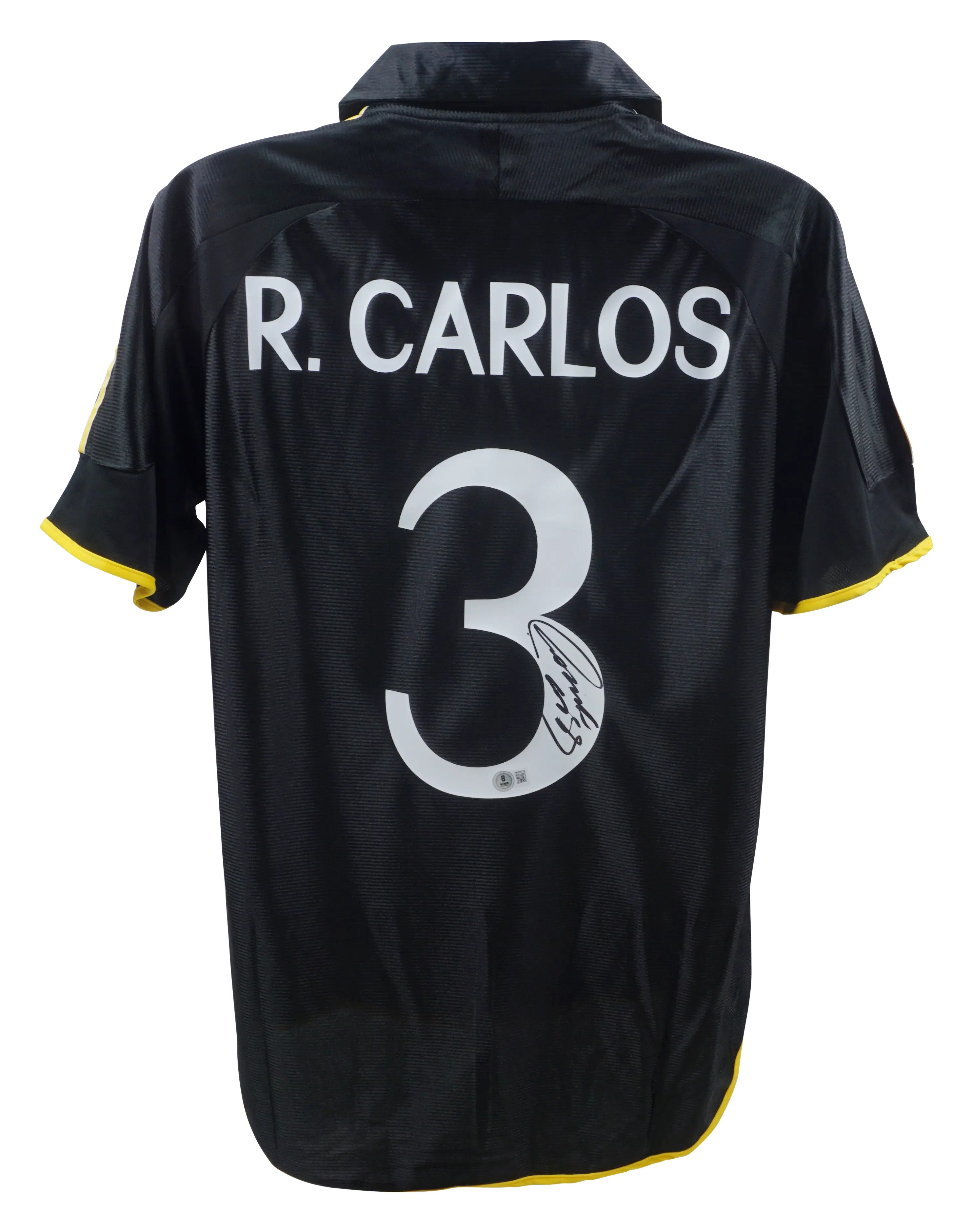 Roberto Carlos' Real Madrid Signed Replica Shirt - CharityStars