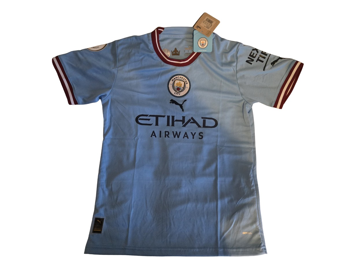 Erling Haaland's Manchester City 2022/23 Signed Official Shirt with ...