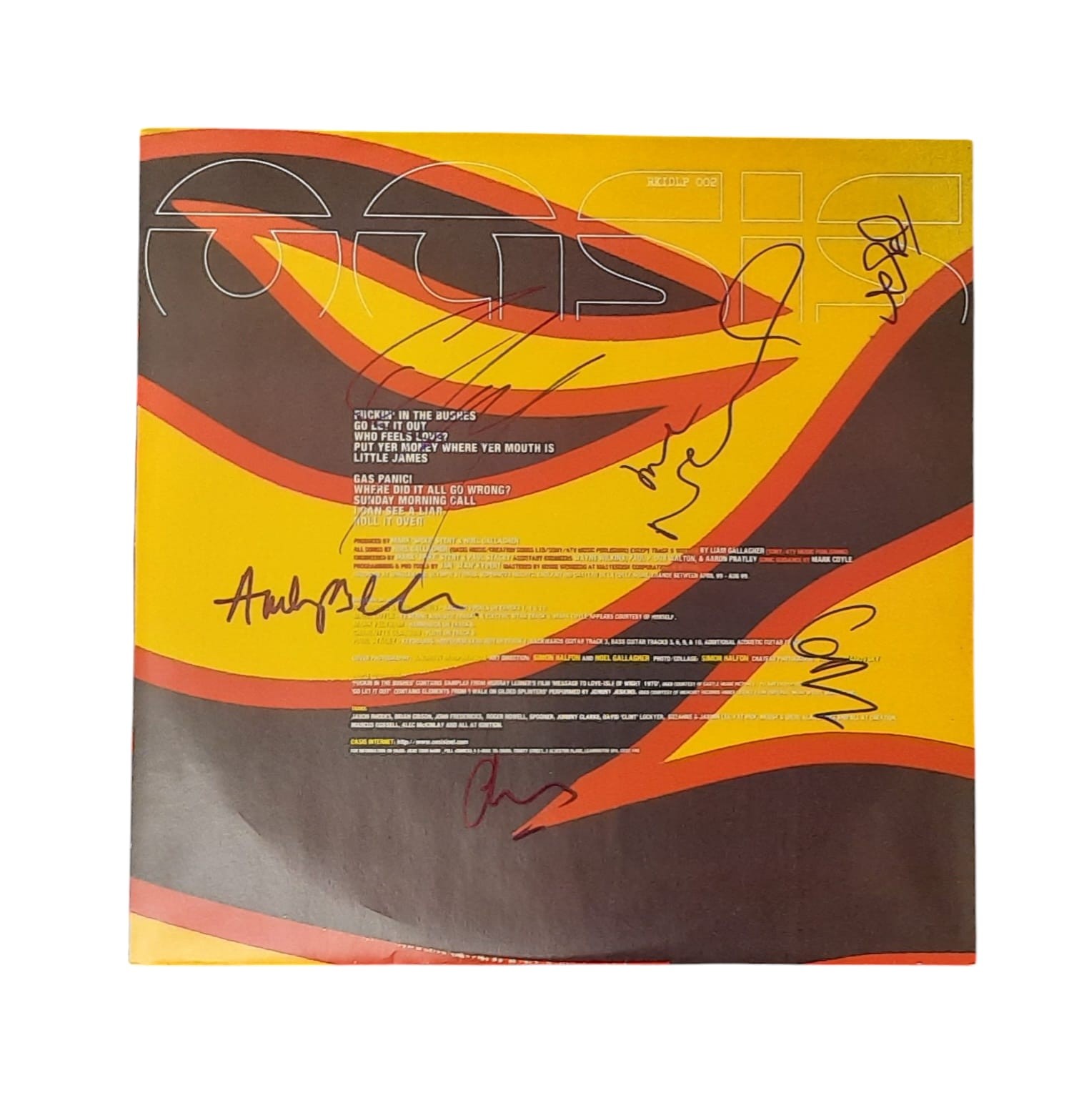 Oasis Signed Vinyl LP - CharityStars