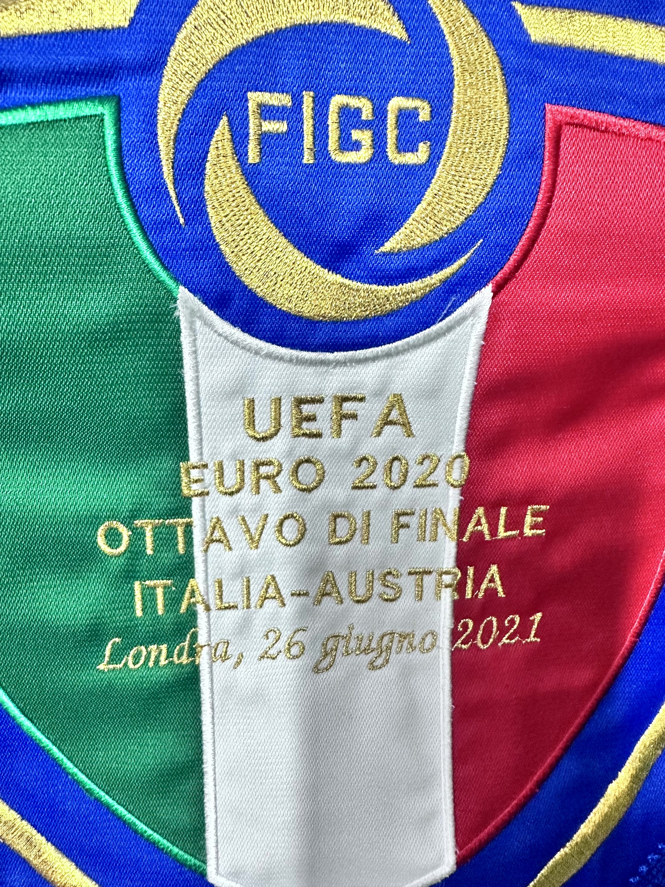 Italy's Collection of Four Match-Issued Pennants, EURO 2020 Final Phase ...