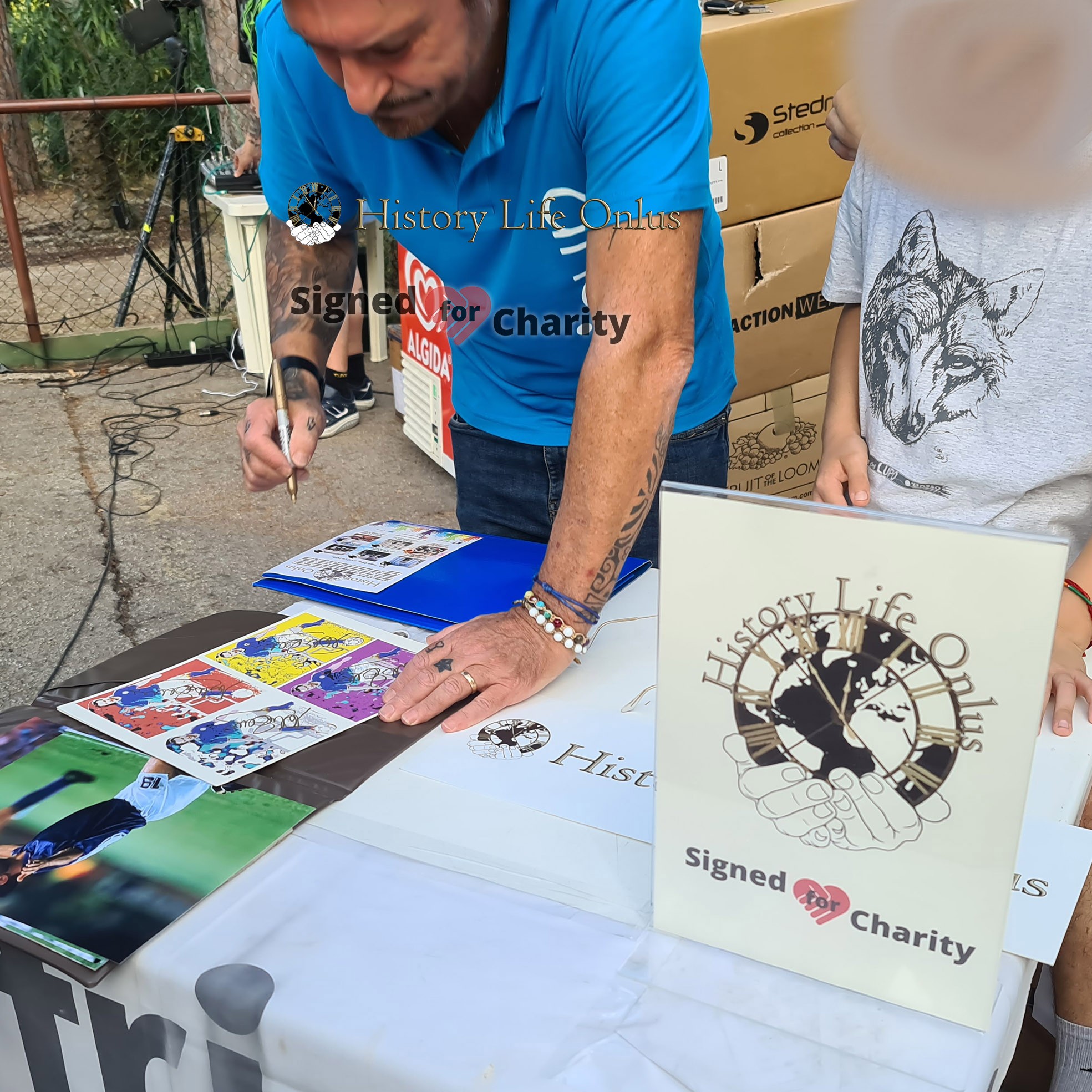 Artwork Limited Edition - Signed by Salvatore Schillaci - CharityStars