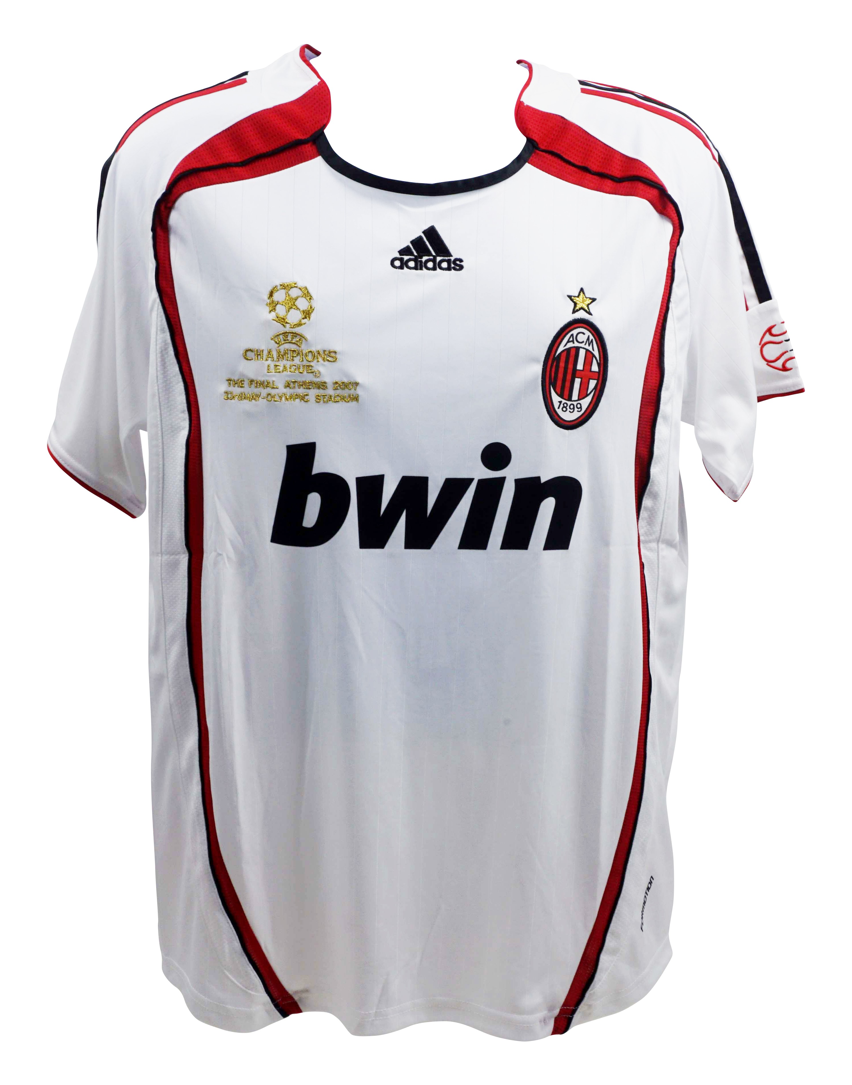 Andrea Pirlo's AC Milan Signed Replica Shirt - CharityStars