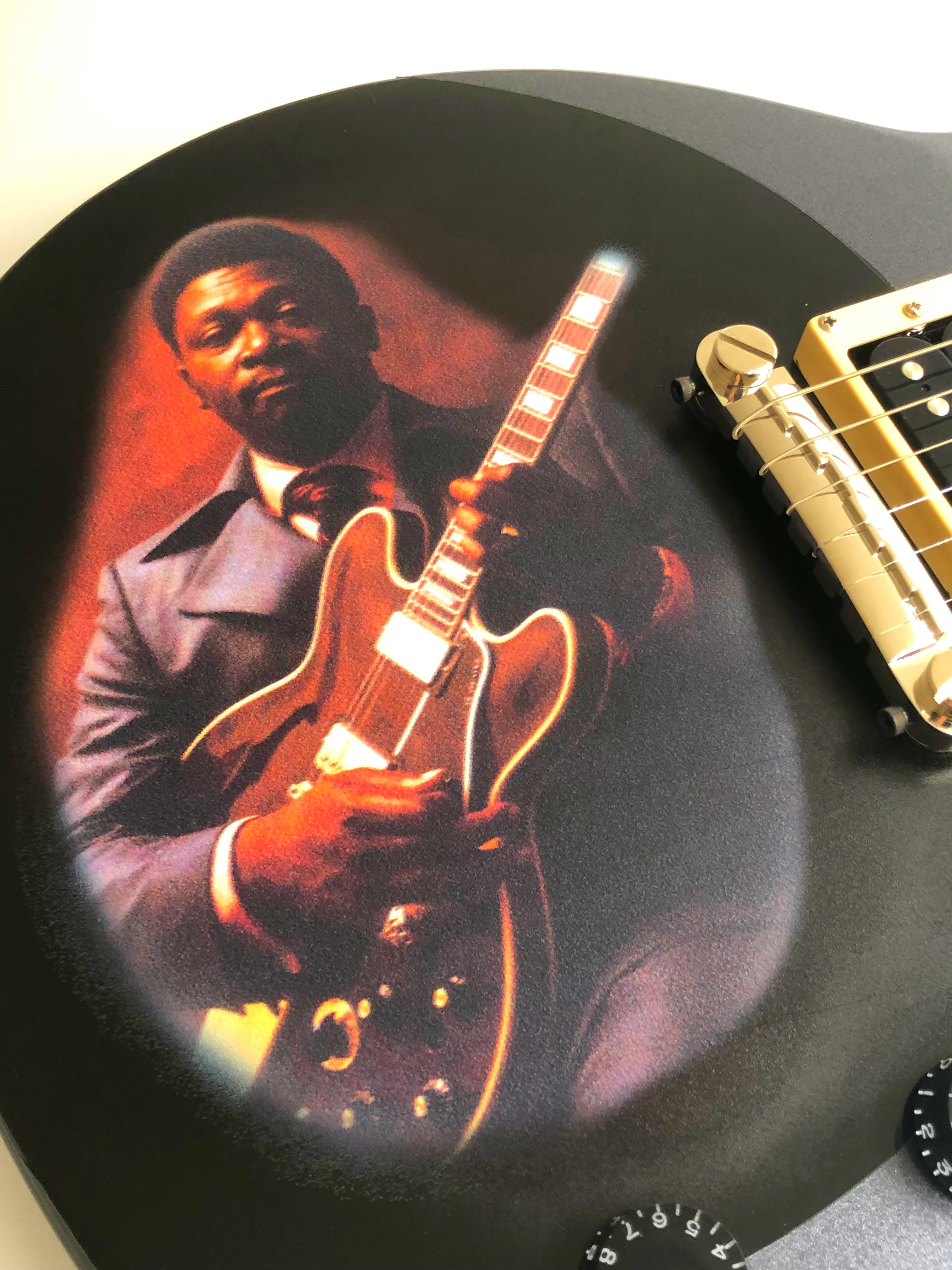 B.B King's Les Paul Epiphone Signed Electric Guitar - CharityStars
