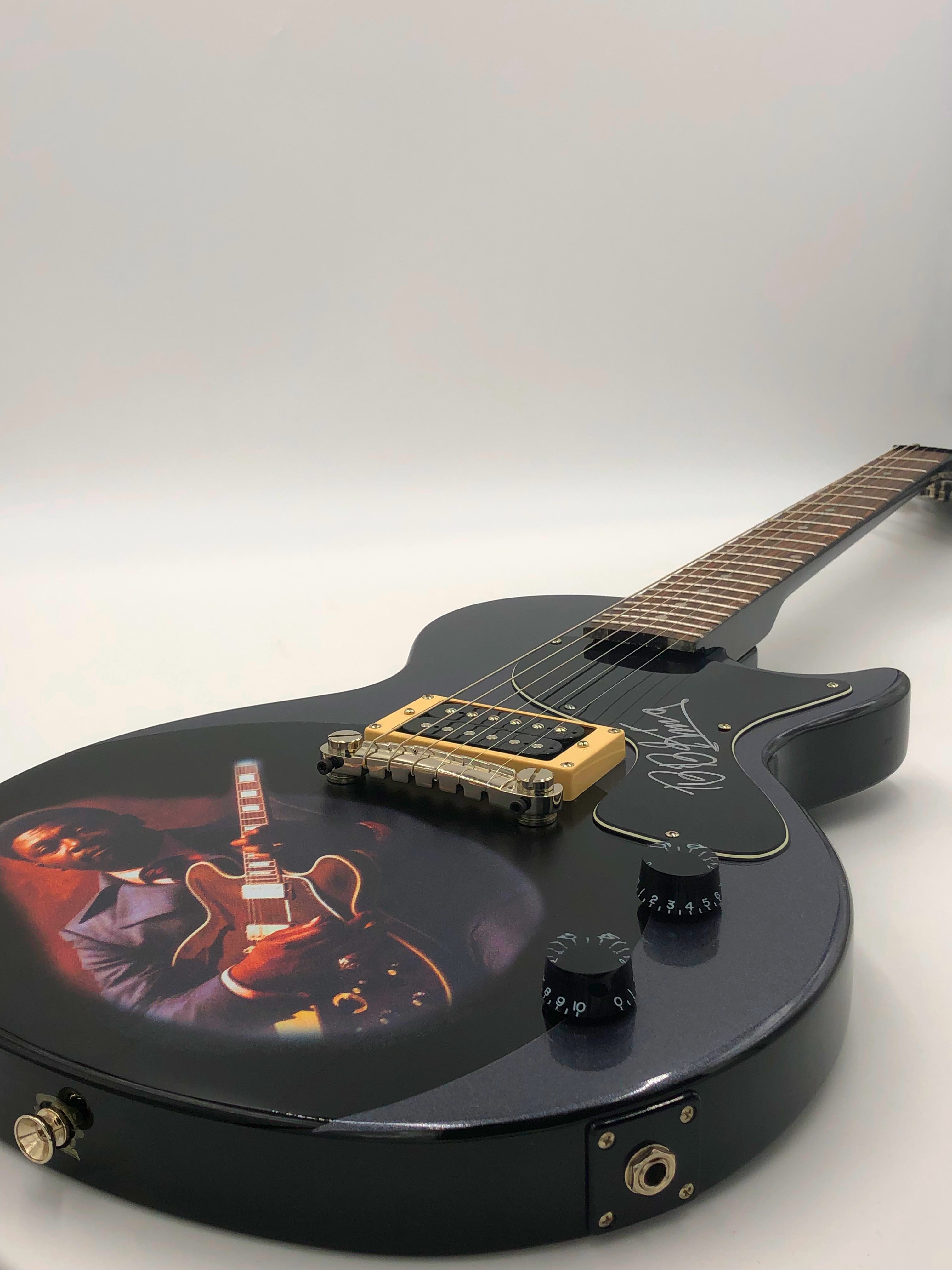 B.B King's Les Paul Epiphone Signed Electric Guitar - CharityStars