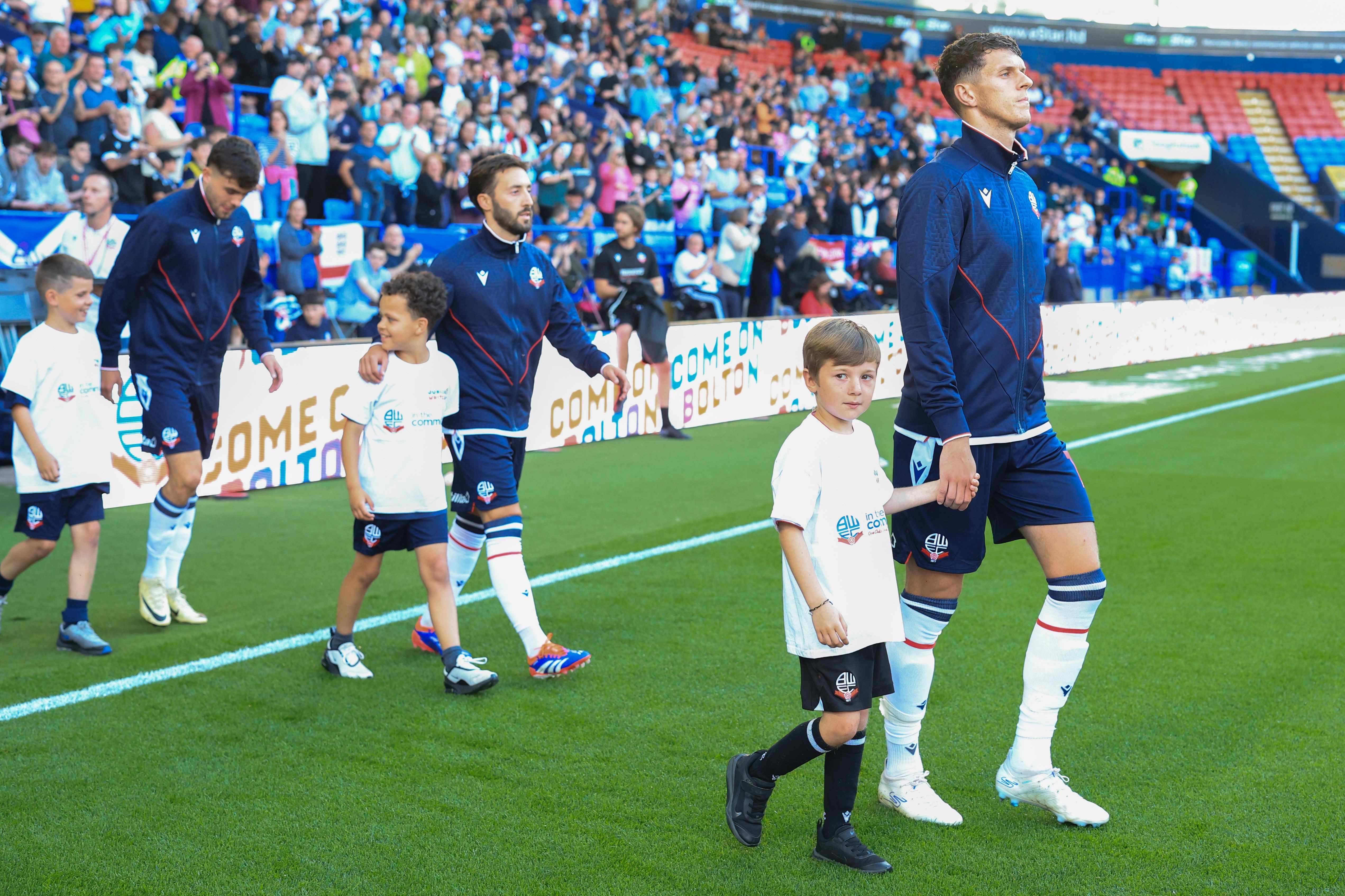 Bolton Wanderers Player Mascot Experience Vs Stockport 15th March 2025 ...