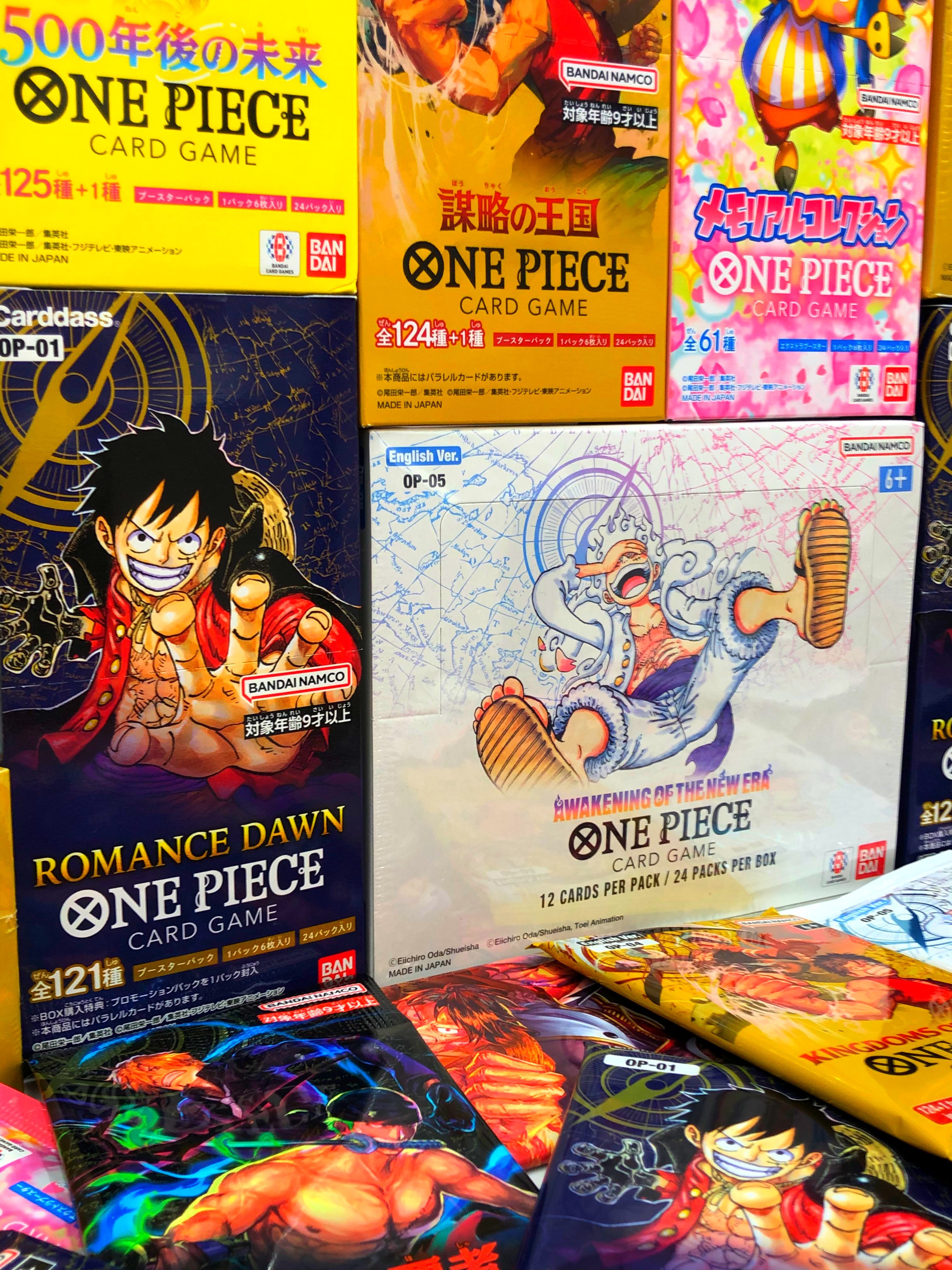 "One Piece" Trading Card Pocket Pack 5 Unopened Packs - CharityStars