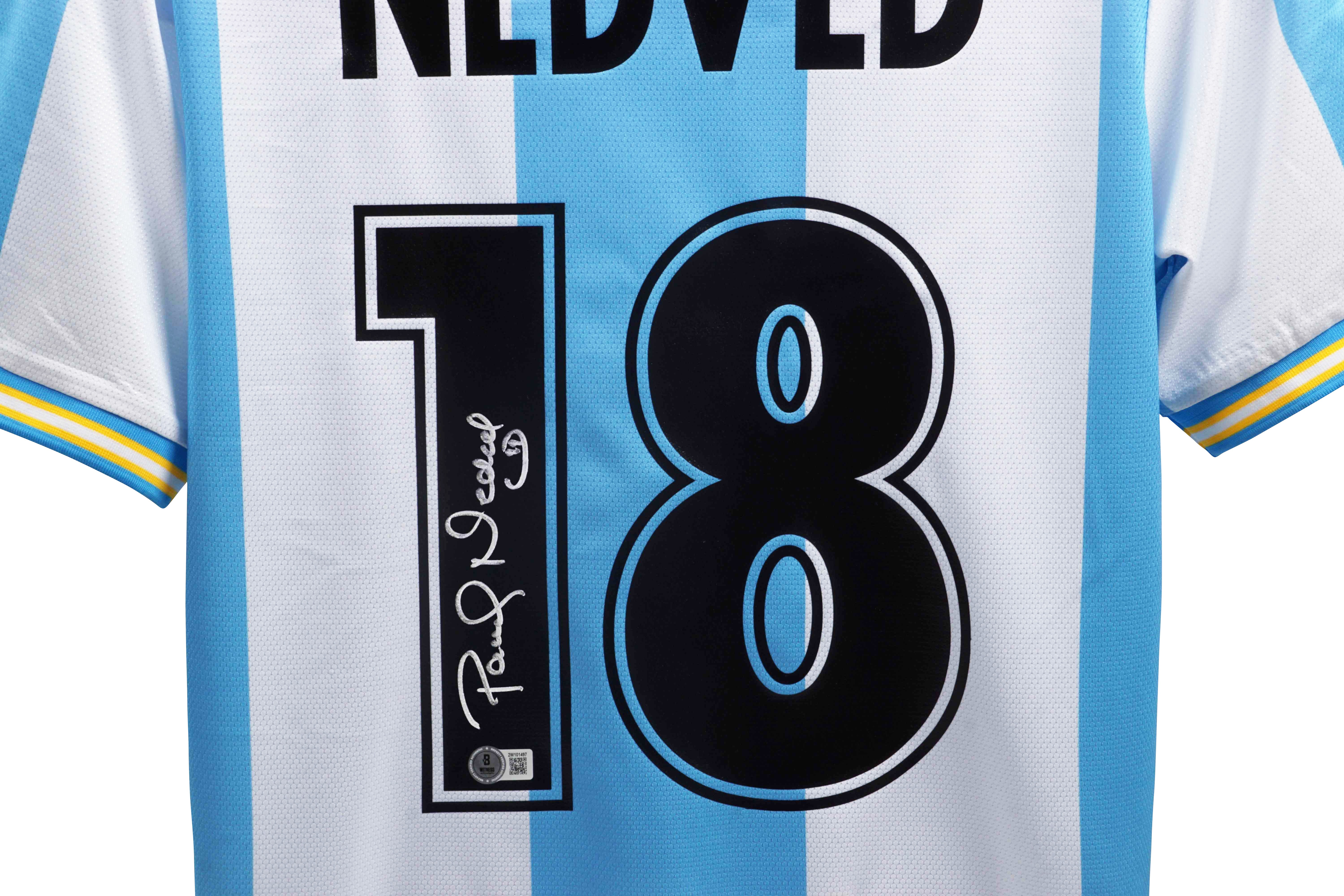 Pavel Nedved's Lazio Signed Replica Shirt - CharityStars