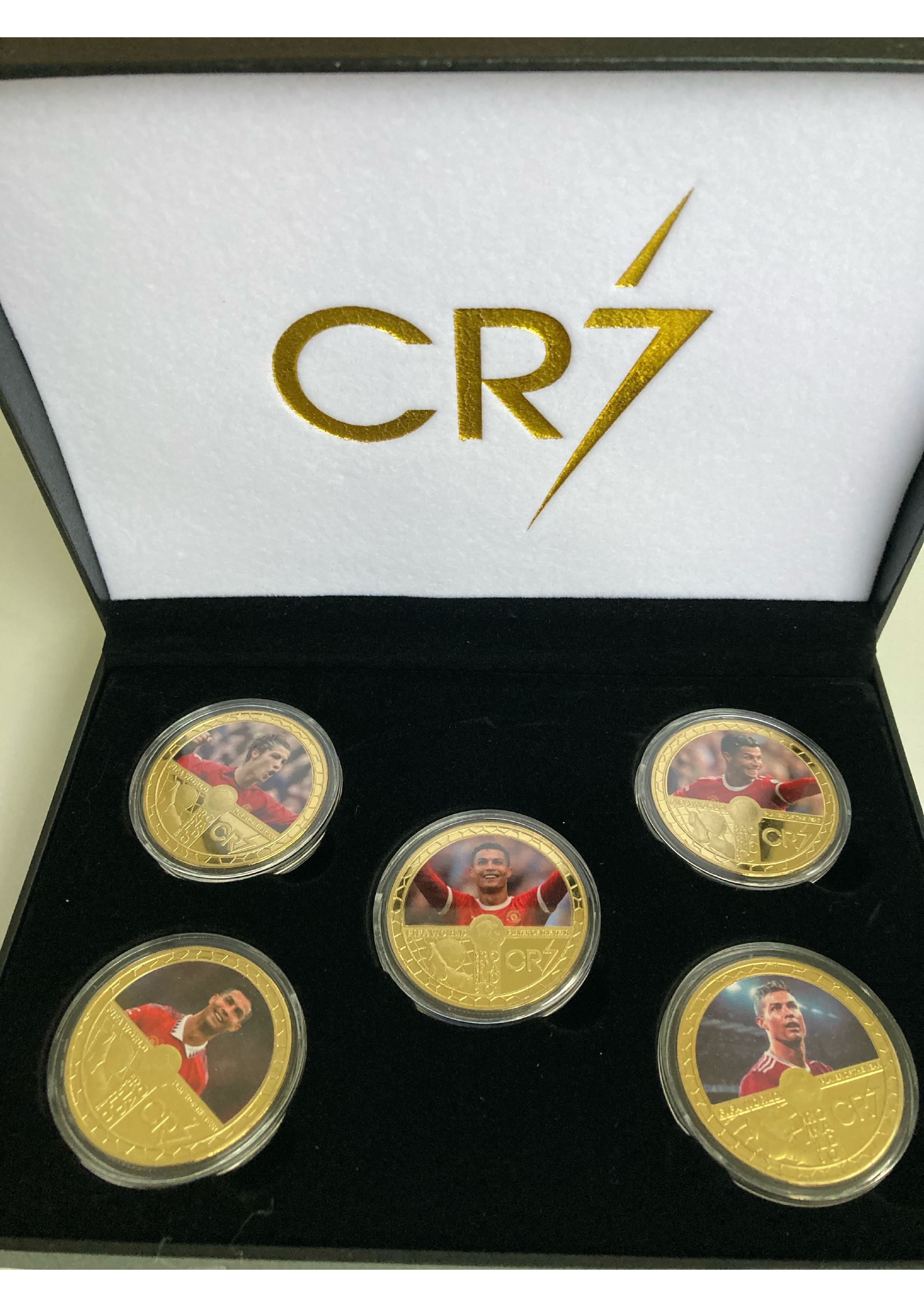Cristiano Ronaldo Manchester United Gold Plated Coins Box Set ...