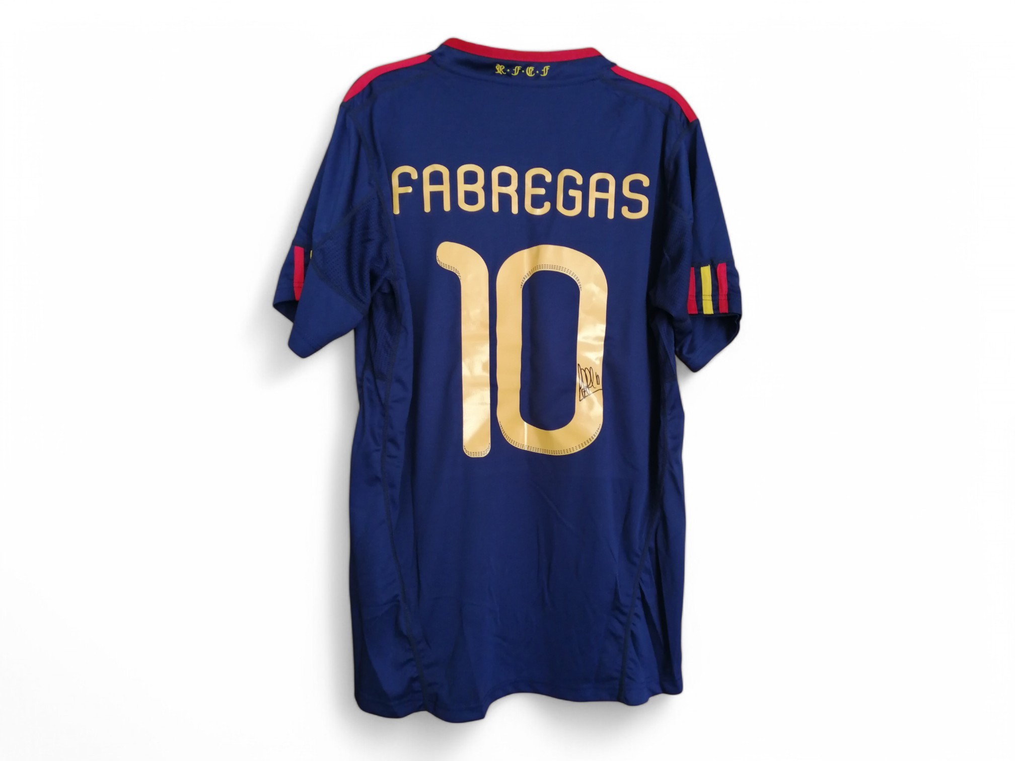 Cesc Fabregas' Spain World Cup Final 2012 Signed Replica Shirt ...