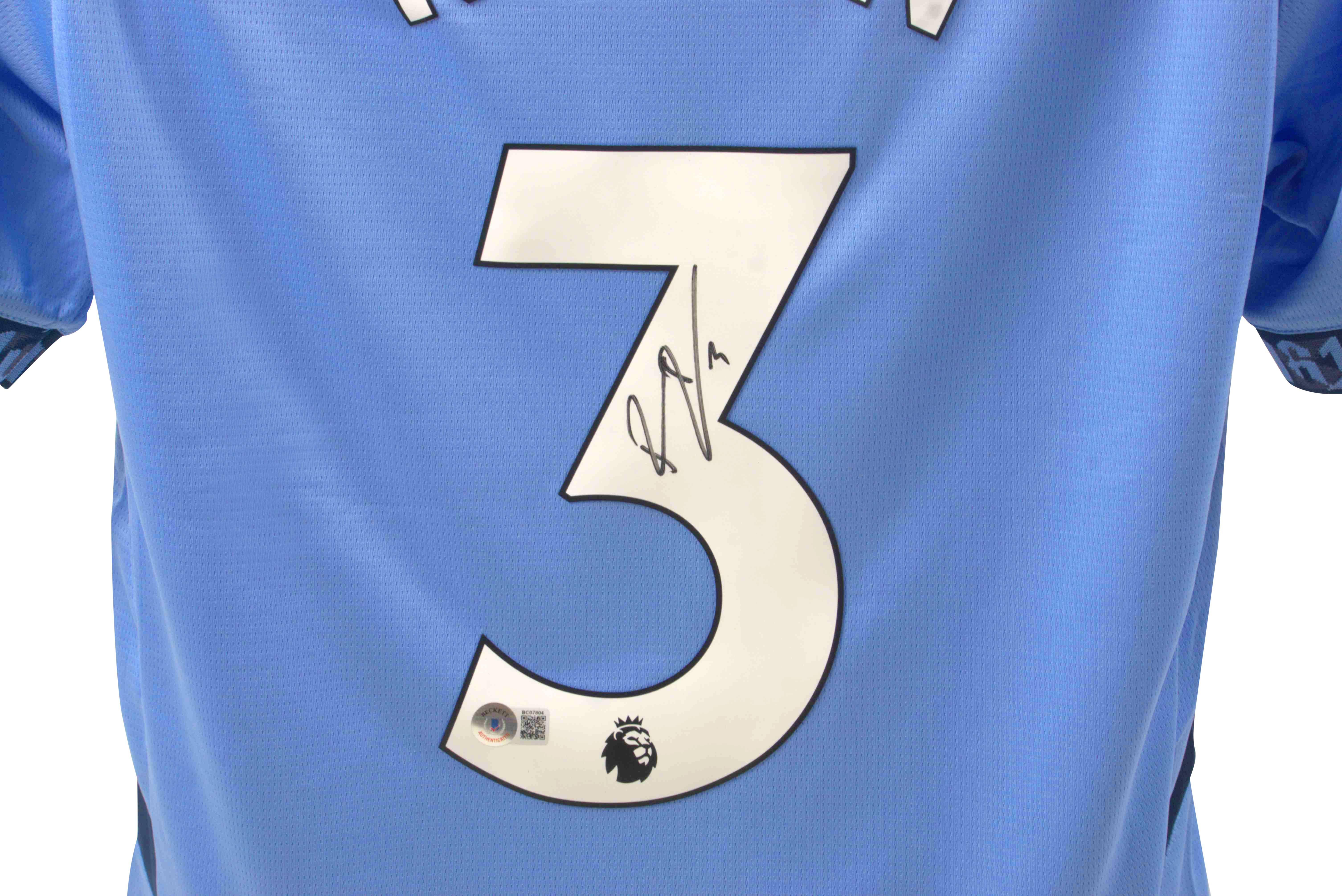 Ruben Dias' Manchester City Signed Replica Shirt - CharityStars