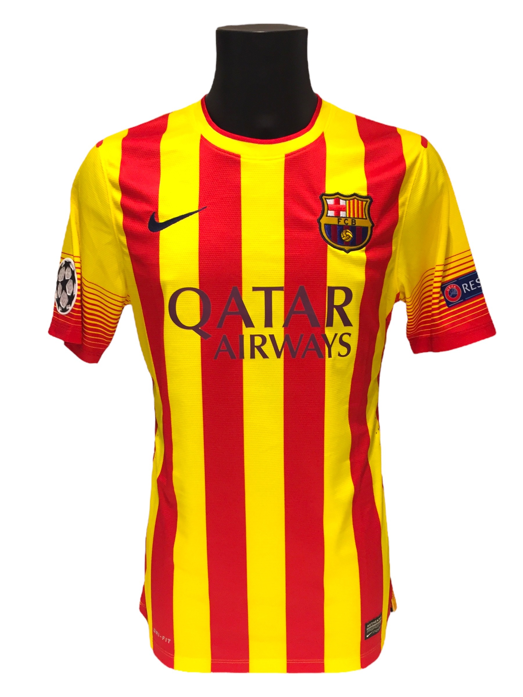 Lionel Messi's FC Barcelona 2013 Match-Issued Shirt, vs AC Milan ...