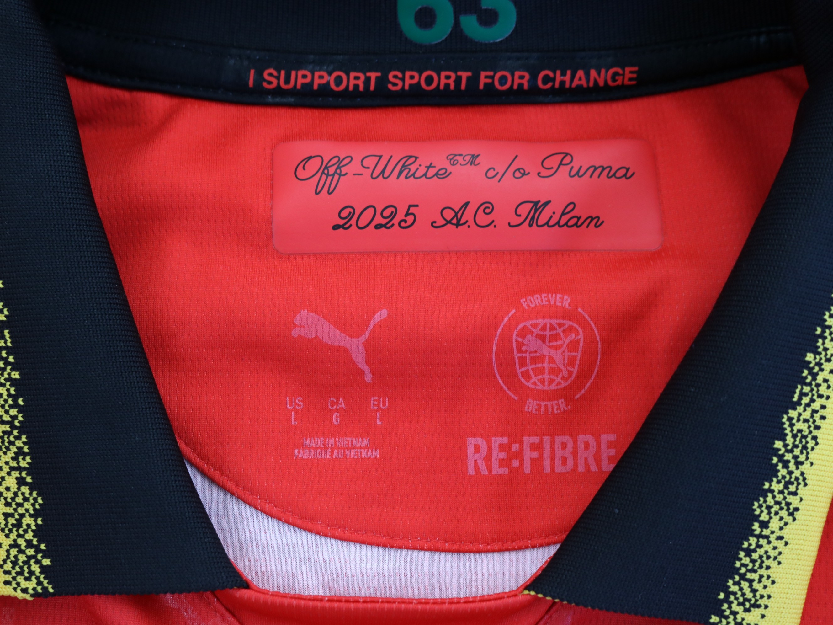Maignan's Official Milan Shirt, 2025 - Limited Edition Off White ...