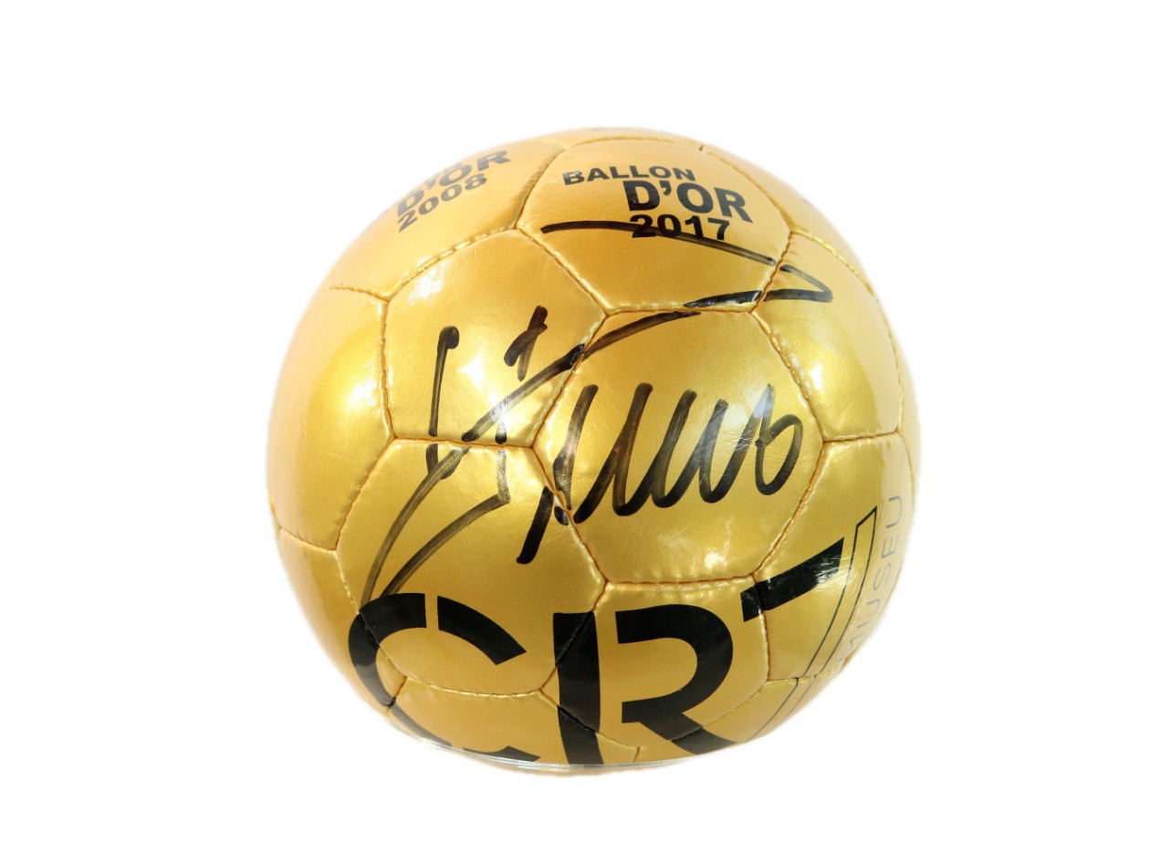 CR7 Museum Ball - Signed by Cristiano Ronaldo - CharityStars