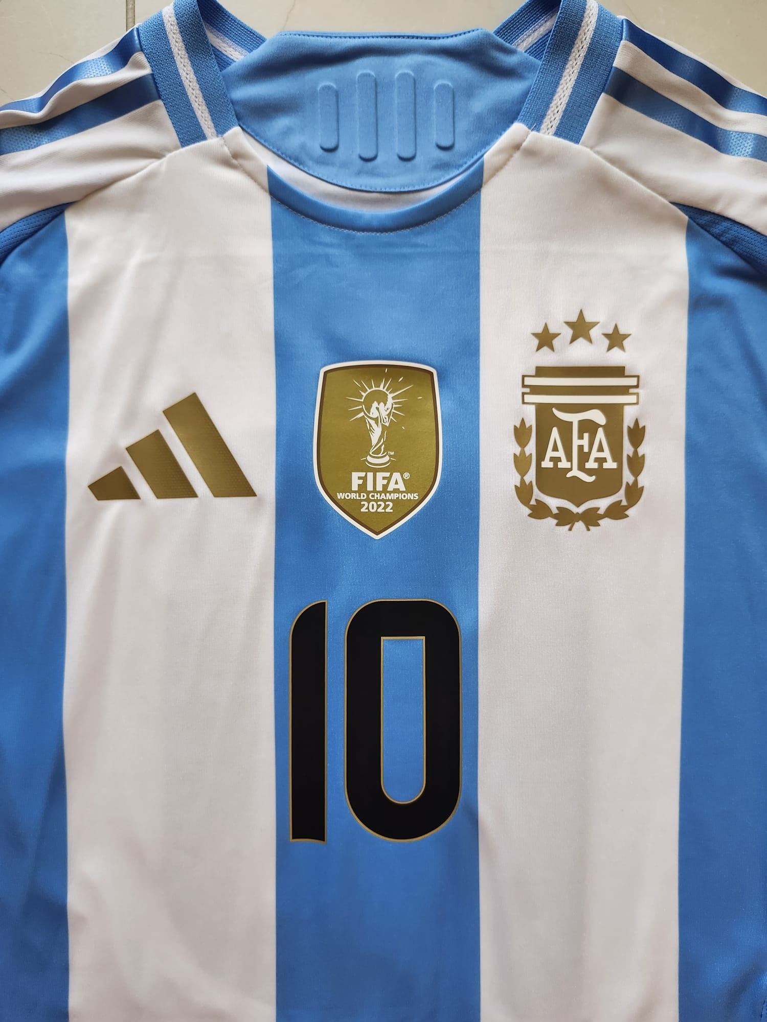 Lionel Messi's Argentina 2024 Official Home Shirt - CharityStars