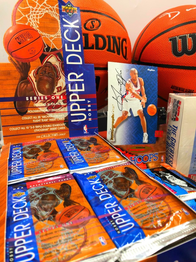 NBA Trading Cards Mystery Box "Old School Edition 2024-25" (10 Unopened ...
