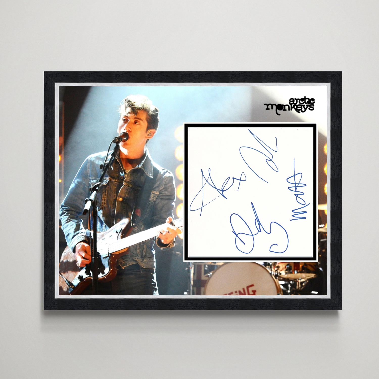 Arctic Monkeys Signed Display - CharityStars
