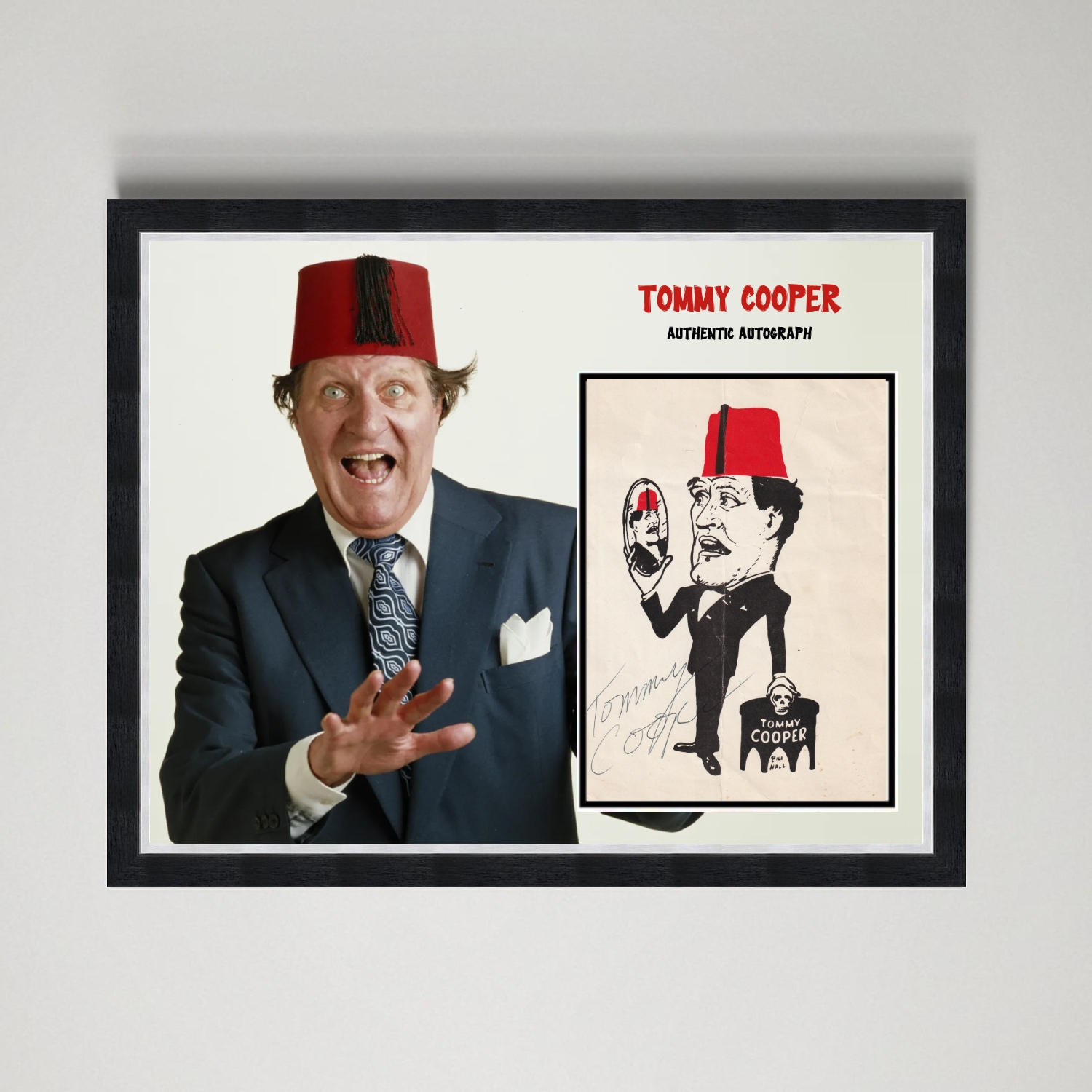 Tommy Cooper Legendary British Comedian Signed Display - CharityStars