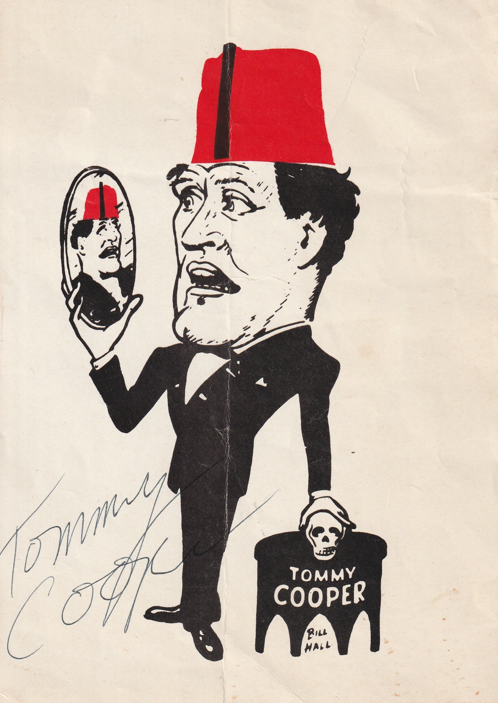 Tommy Cooper Legendary British Comedian Signed Display - CharityStars