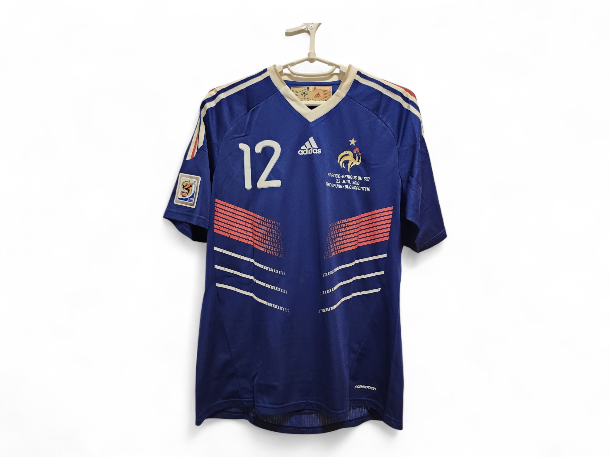 Thierry Henry's France 2010 World Cup Match-Issued Shirt - CharityStars