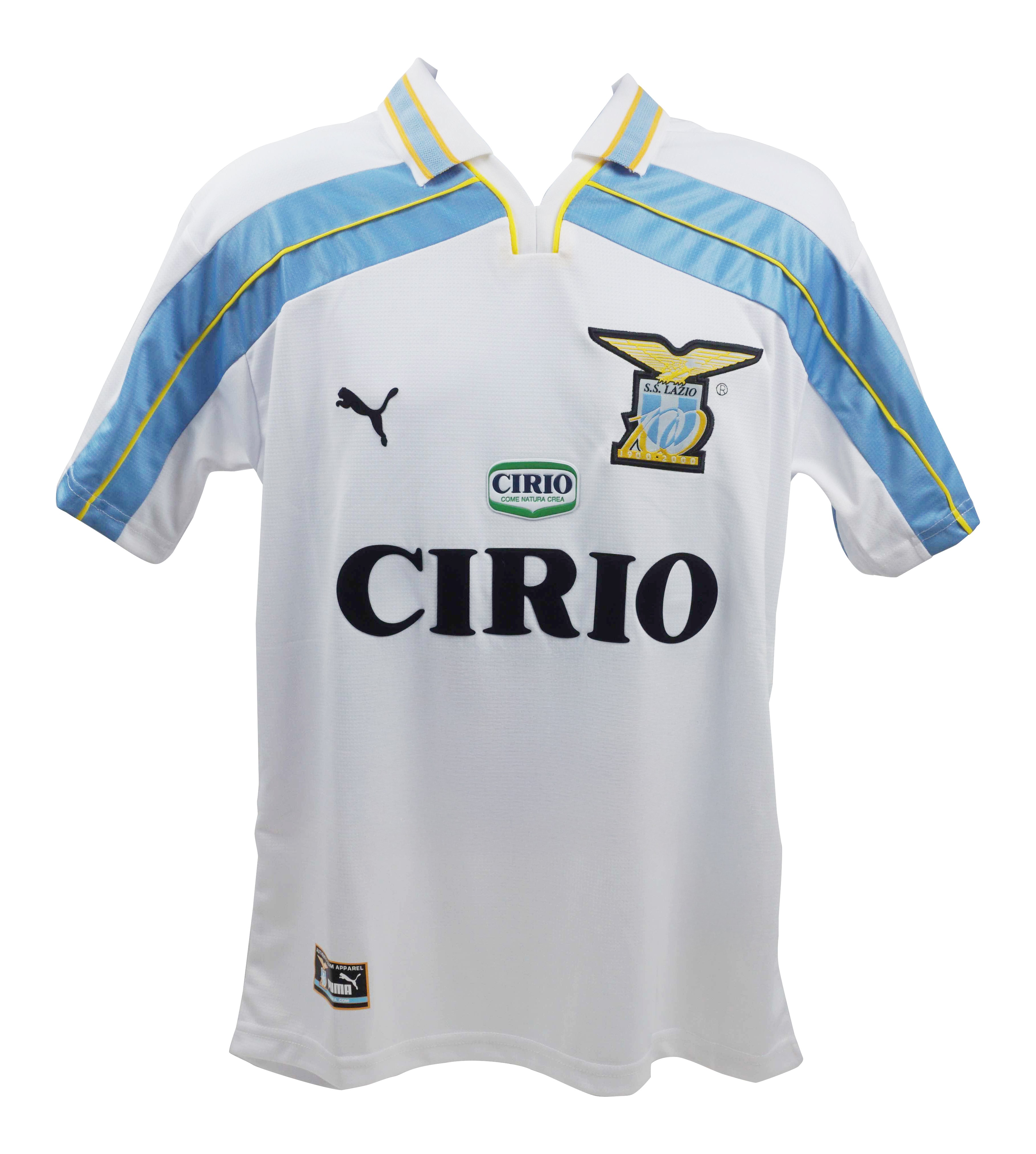 Pavel Nedved's Lazio Signed Replica Shirt - CharityStars