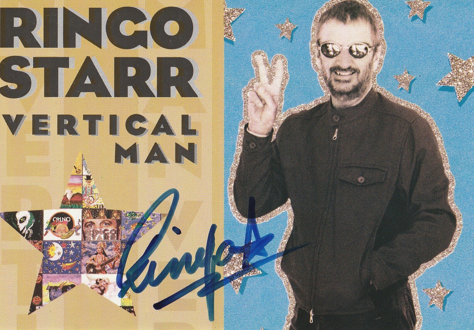 Ringo Starr The Beatles Legendary Drummer Signed Display - CharityStars