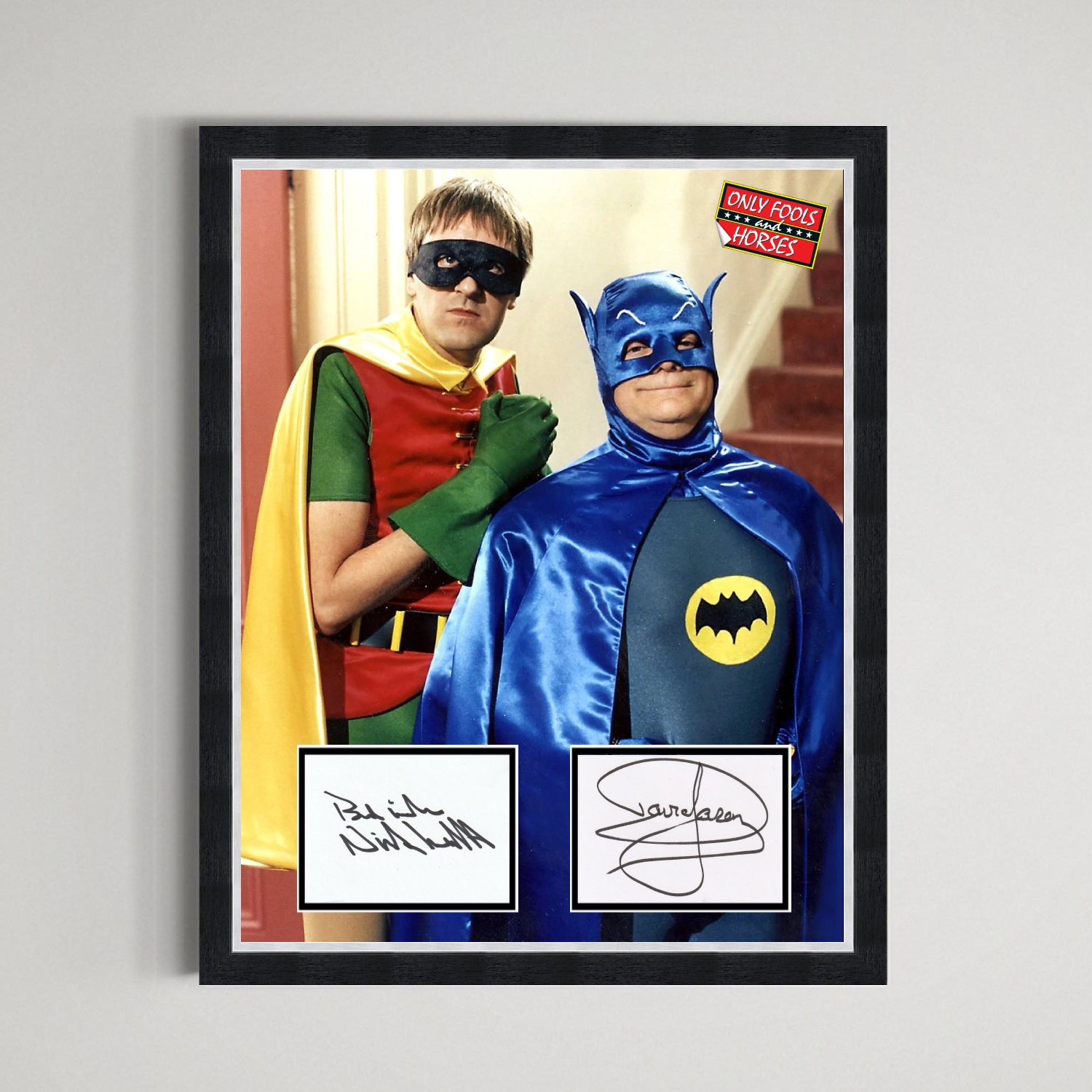 David Jason and Nicholas Lyndhurst Signed Only Fools and Horses Display ...