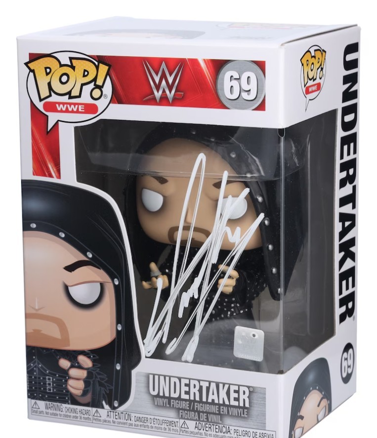 The Undertaker Signed Funko Pop Figurine - CharityStars