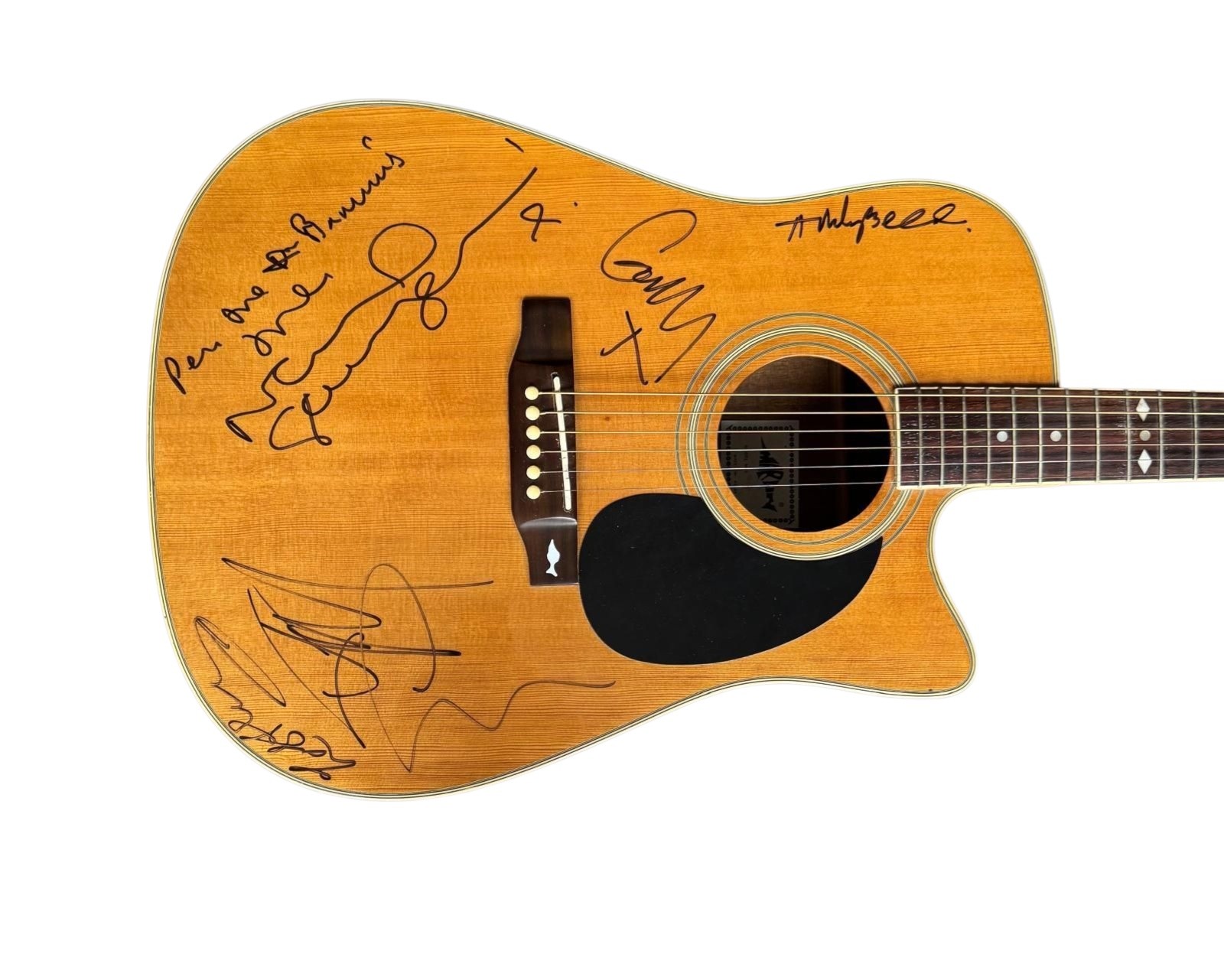 Oasis Signed Acoustic Guitar - CharityStars