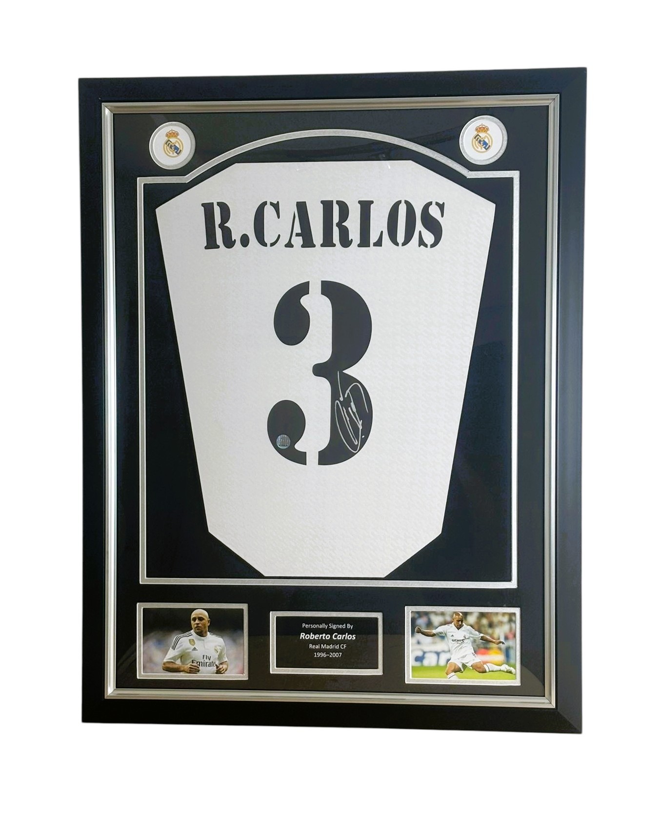 Roberto Carlos firmato Real Madrid 2024-25 Maglia da calcio firmata e ...