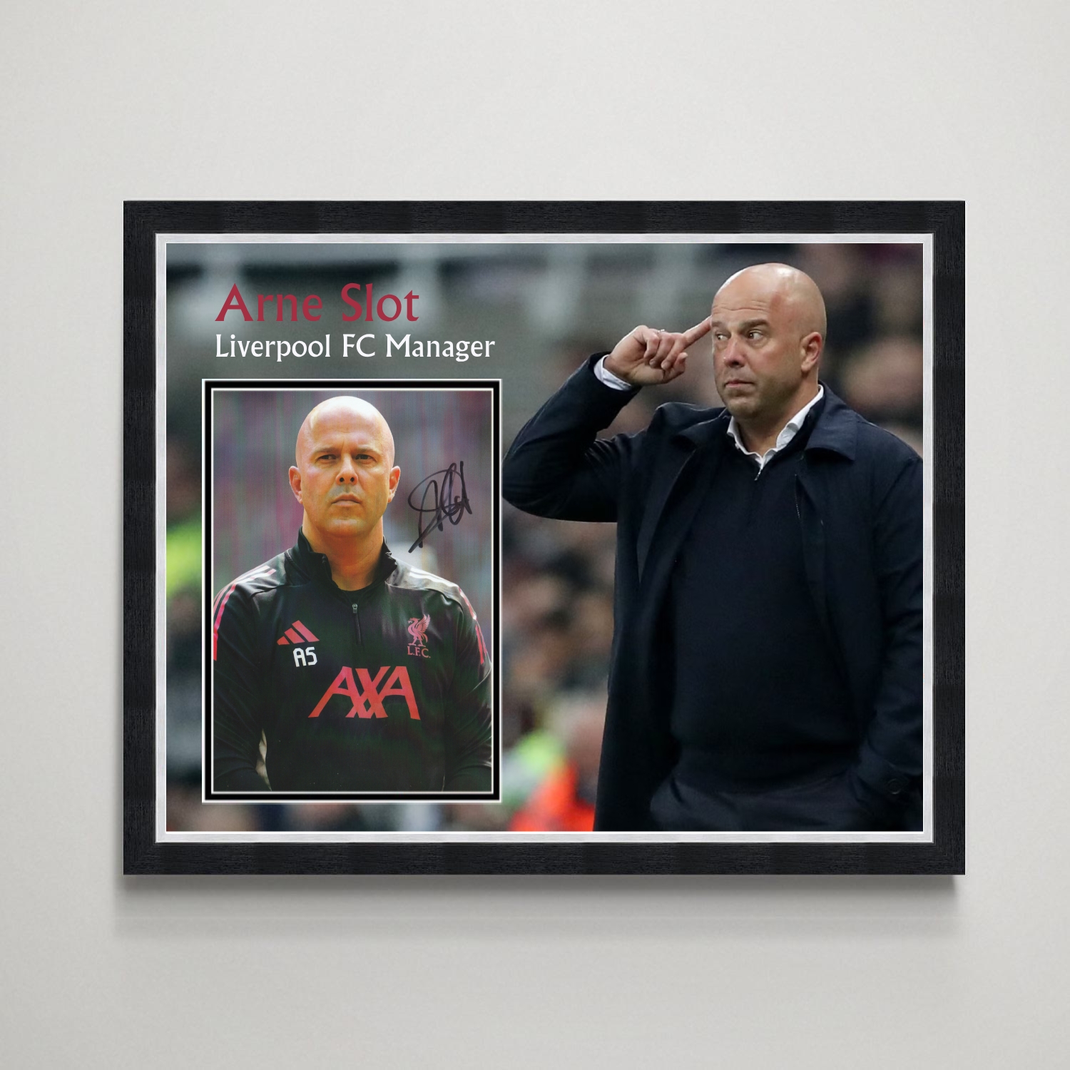Arne Slot Signed Liverpool FC Display - CharityStars