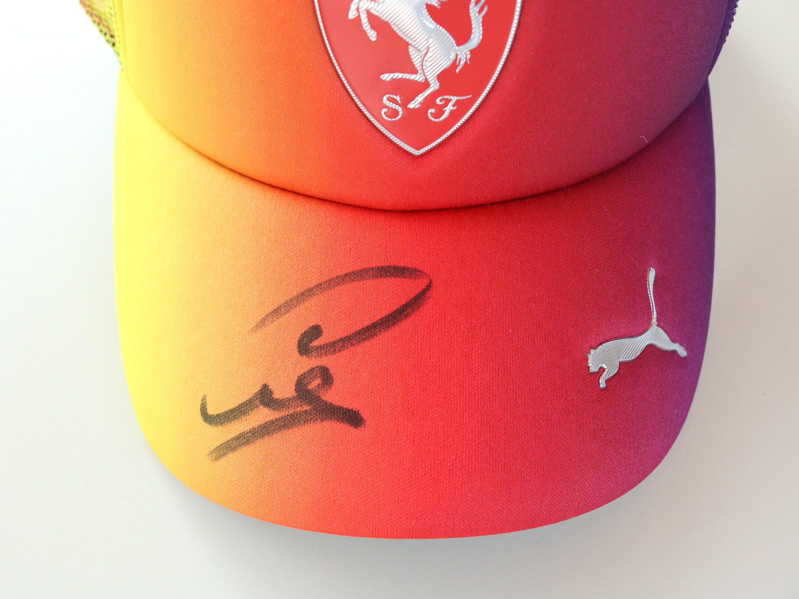 Limited Edition Silverstone Hamilton's Scuderia Ferrari Signed Cap ...