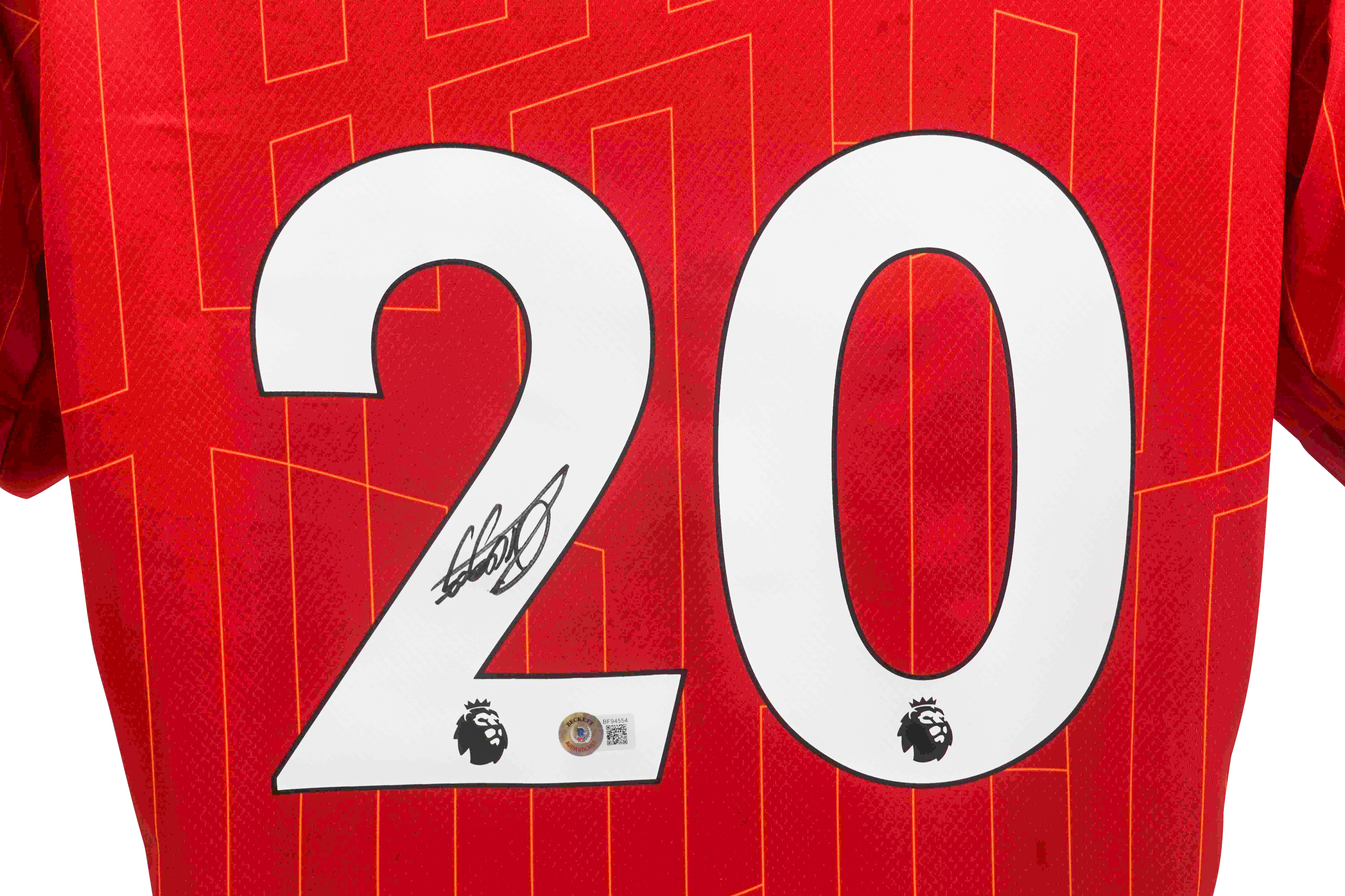 Diogo Jota's Liverpool FC Signed Replica Shirt - CharityStars
