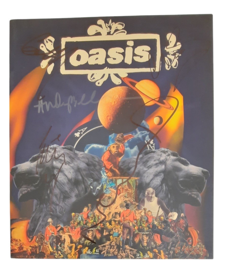 Oasis Signed Tour Programme - CharityStars