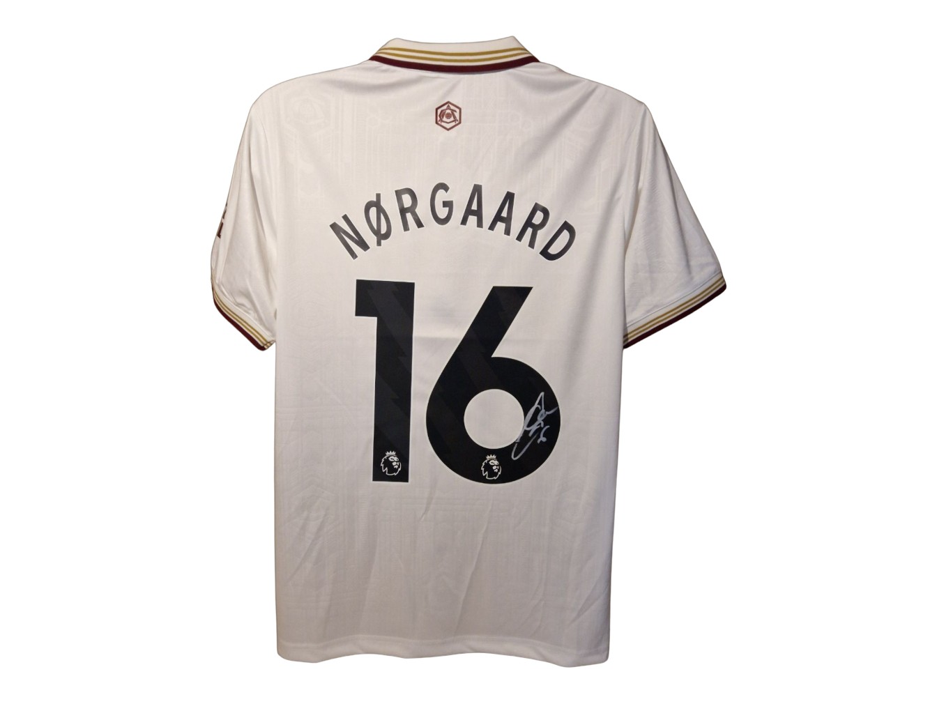 Christian Norgaard Arsenal 2025/26 Signed Shirt - CharityStars