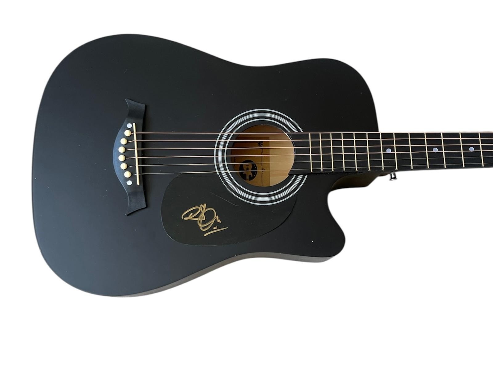 Robert Plant of Led Zeppelin Signed Acoustic Guitar - CharityStars