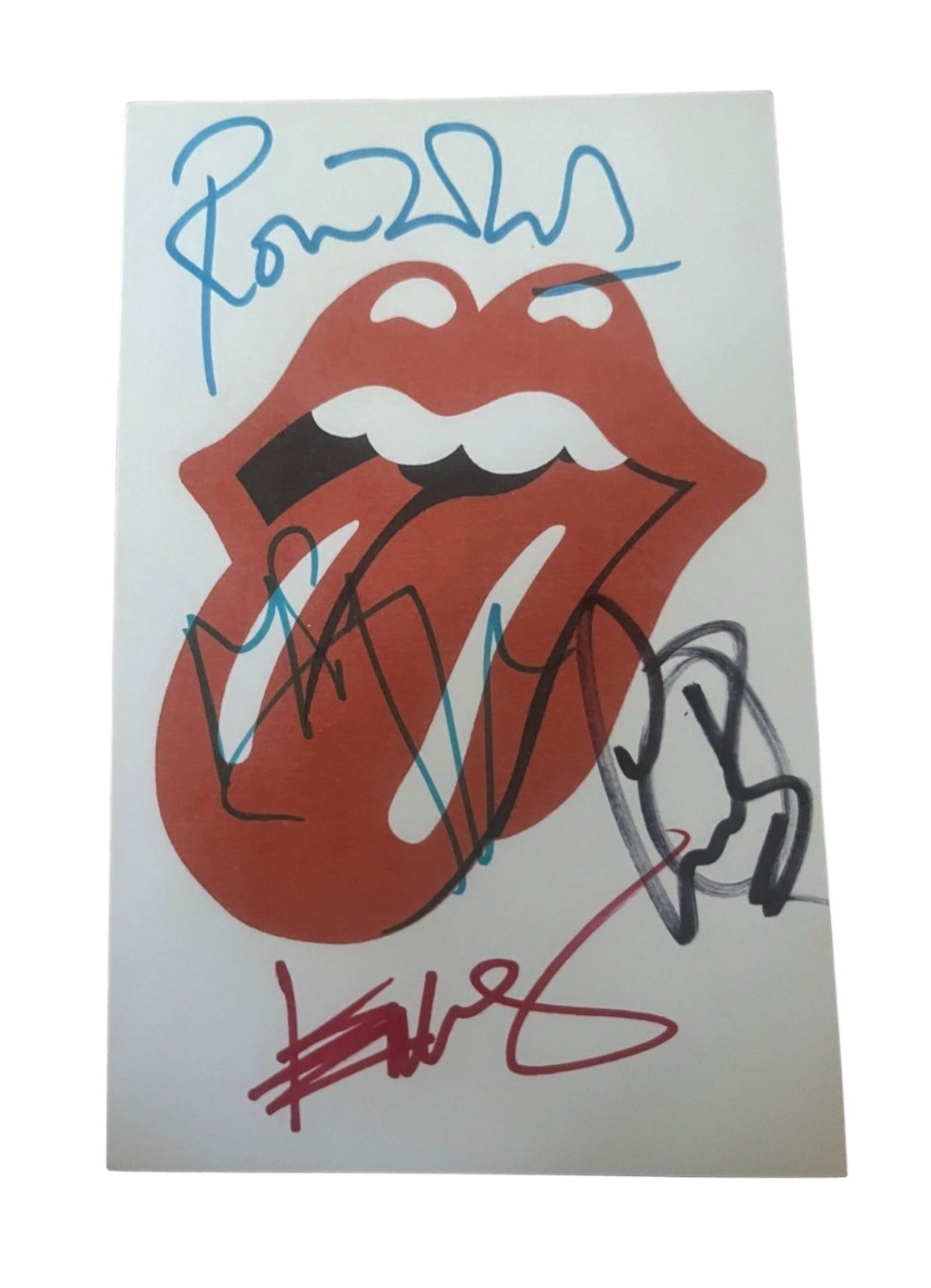 The Rolling Stones Signed Post Card - CharityStars