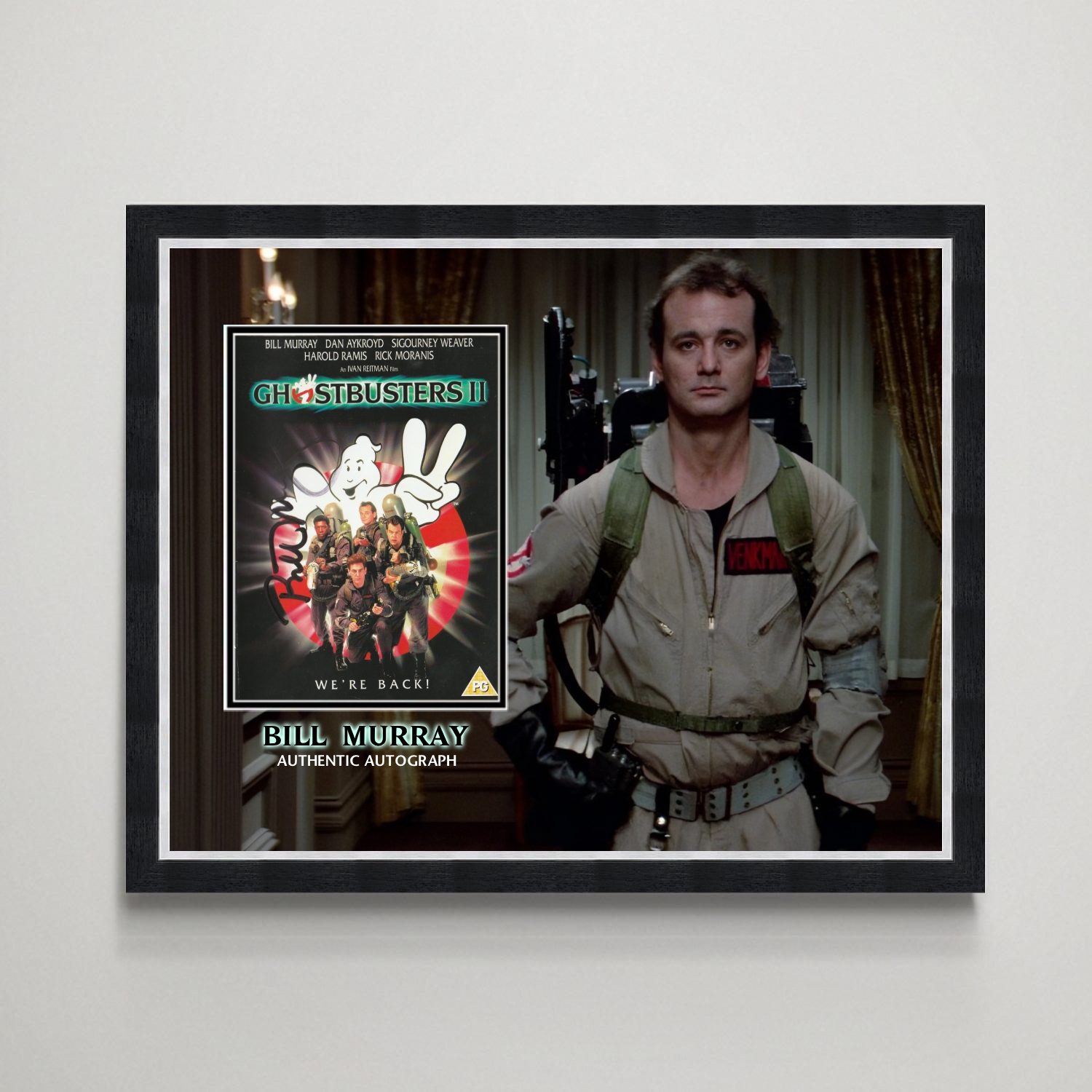 Bill Murray Signed Ghostbusters Display - CharityStars