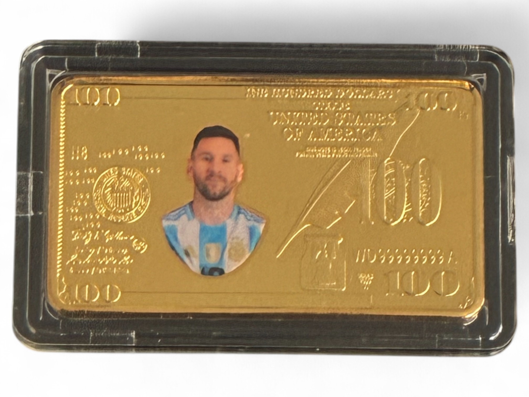 Lionel Messi Argentina Bar placcato oro - CharityStars