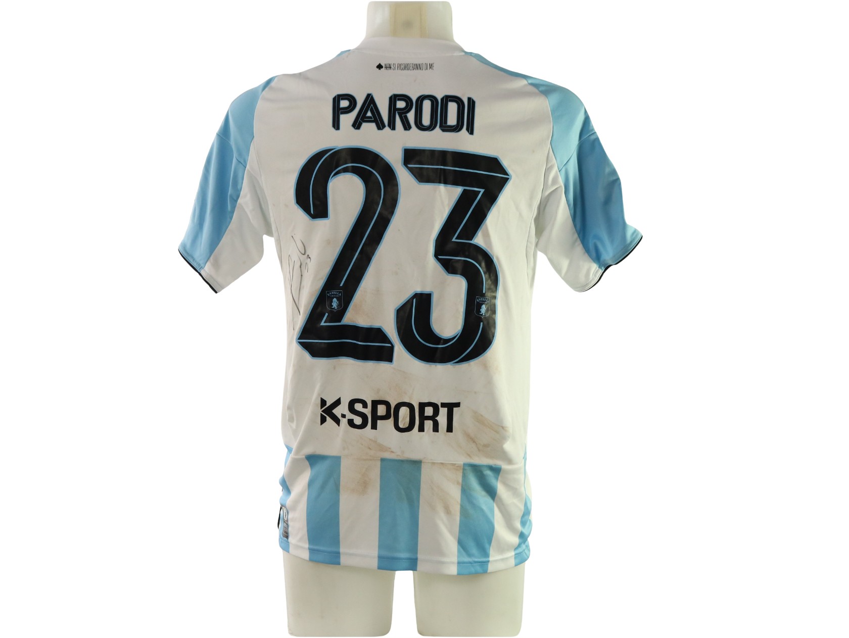 Parodi's Signed Unwashed Shirt, Virtus Entella vs Monza 2026 ...