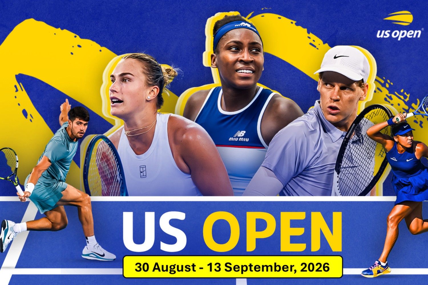US Open di tennis 2026 a New York per due persone - CharityStars