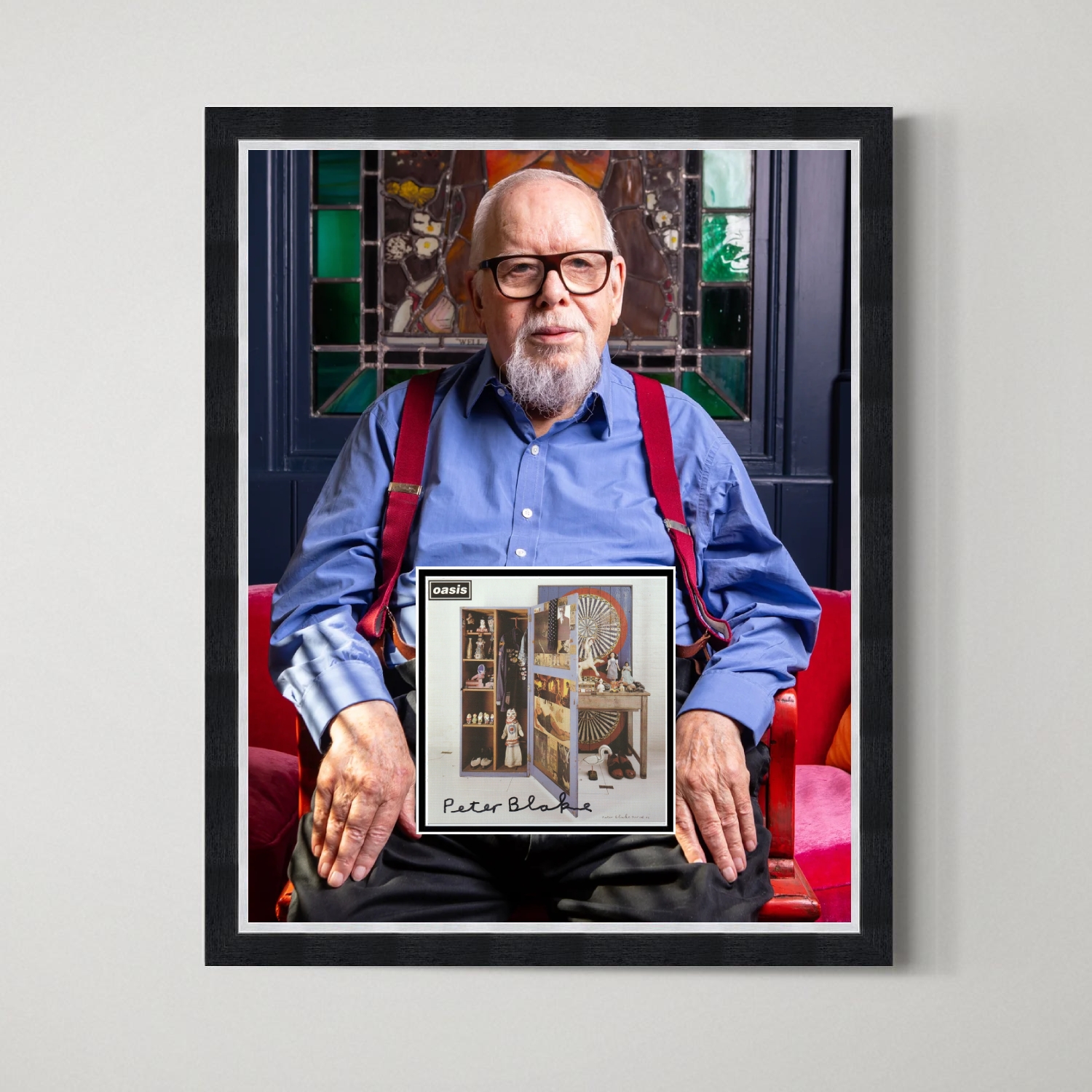 Peter Blake of The Beatles / Oasis Signed Display - CharityStars