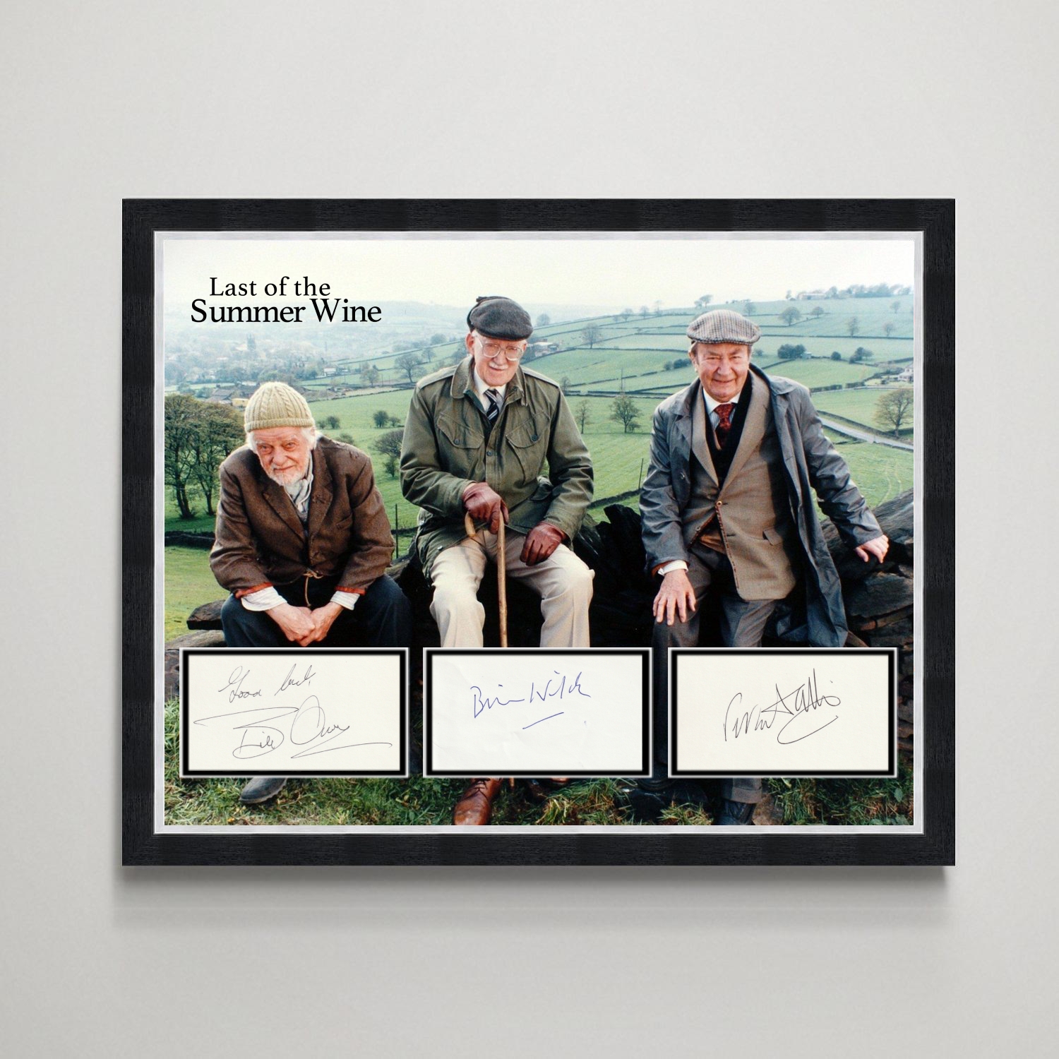 Sallis, Owen and Wilde Signed Last of the Summer Wine Display ...