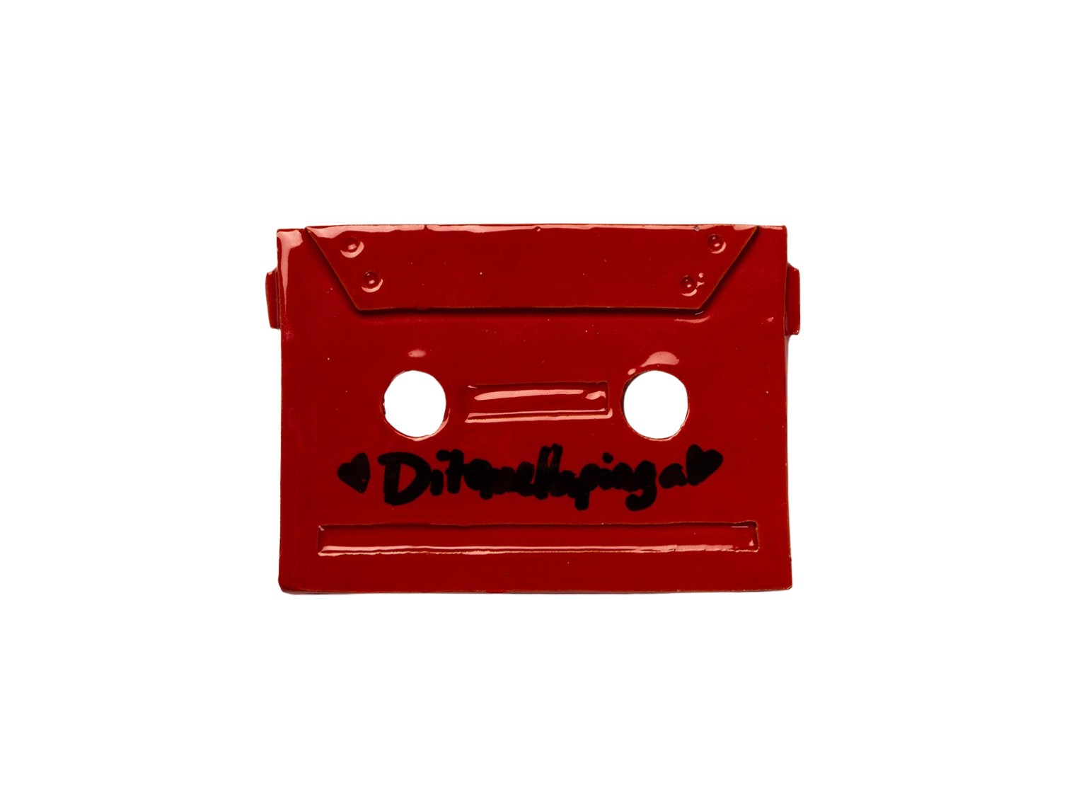 Red Music Cassette, Signed by Ditonellapiaga and Donated for Sanremo ...