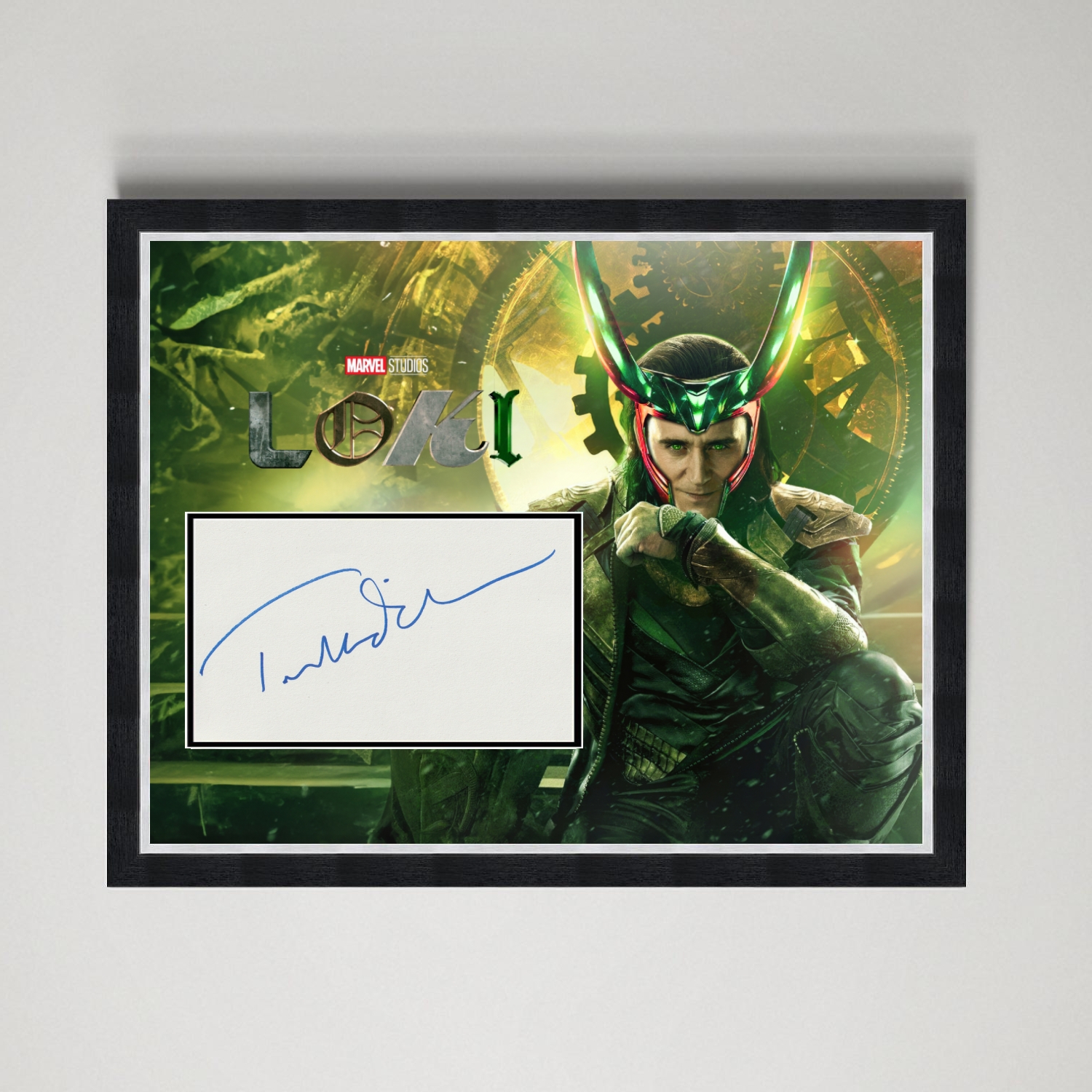Tom Hiddleston Signed Loki Display - CharityStars