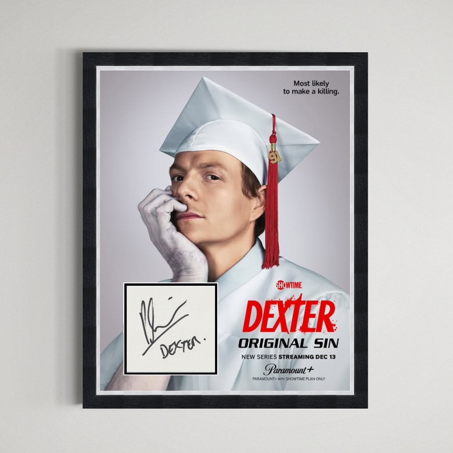 Patrick Gibson Signed Dexter Display - Exclusive Memorabilia: win ...